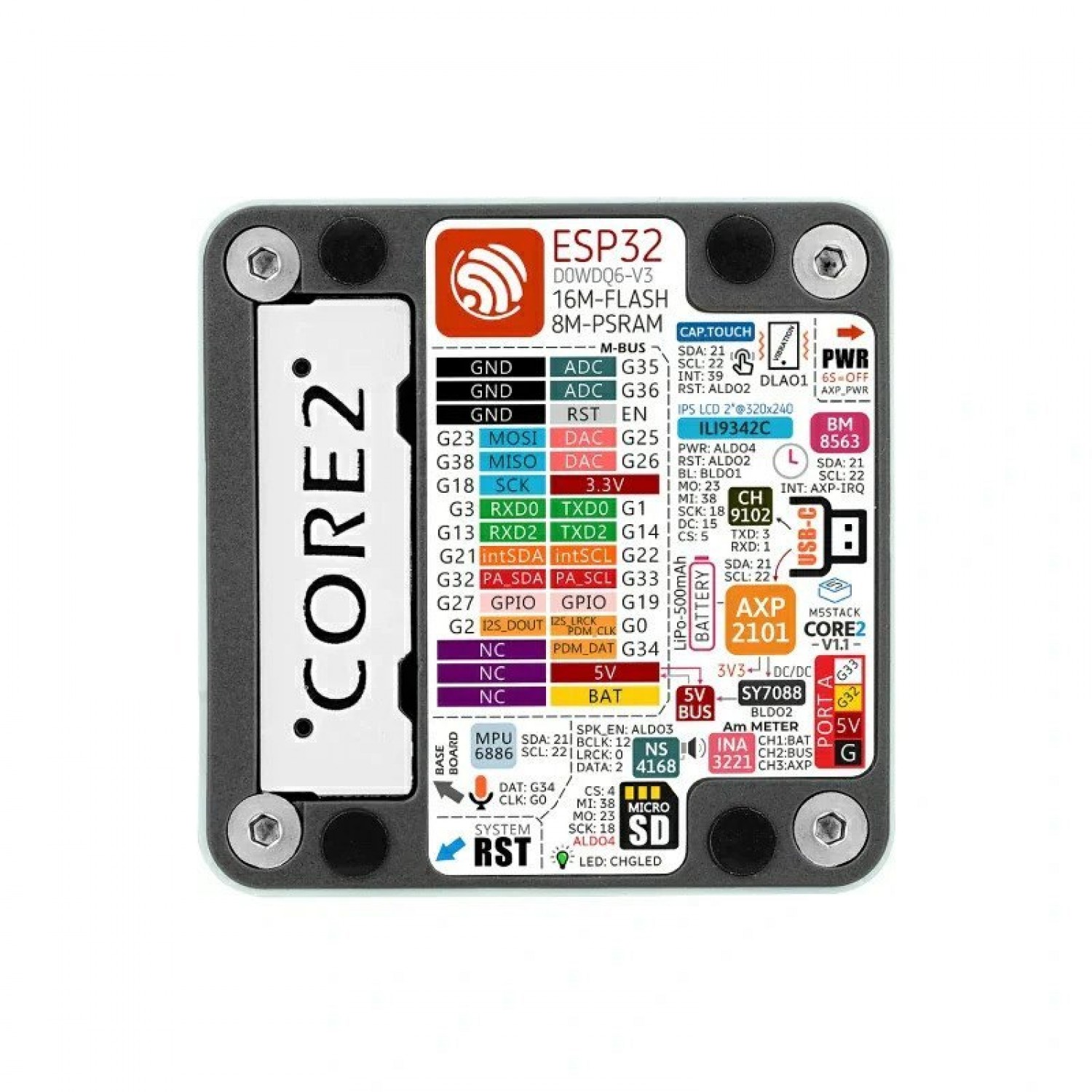 M Stack M Core Esp Iot Development Kit V M Stack K V