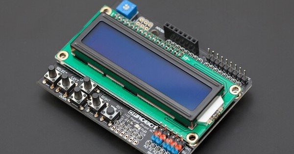 DFRobot Gravity 1602 LCD Keypad Shield Voor Arduino DFROBOT DFR0009