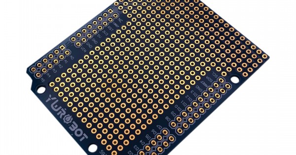 Ywrobot Uno Proto Pcb For Arduino Blue Unoprotopcbbl