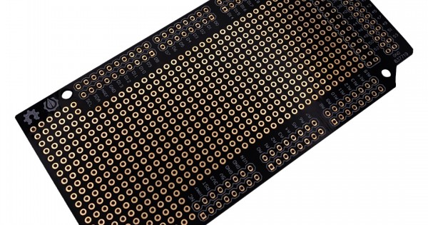 Ywrobot Mega Proto Pcb For Arduino Black Megaprotopcbbk
