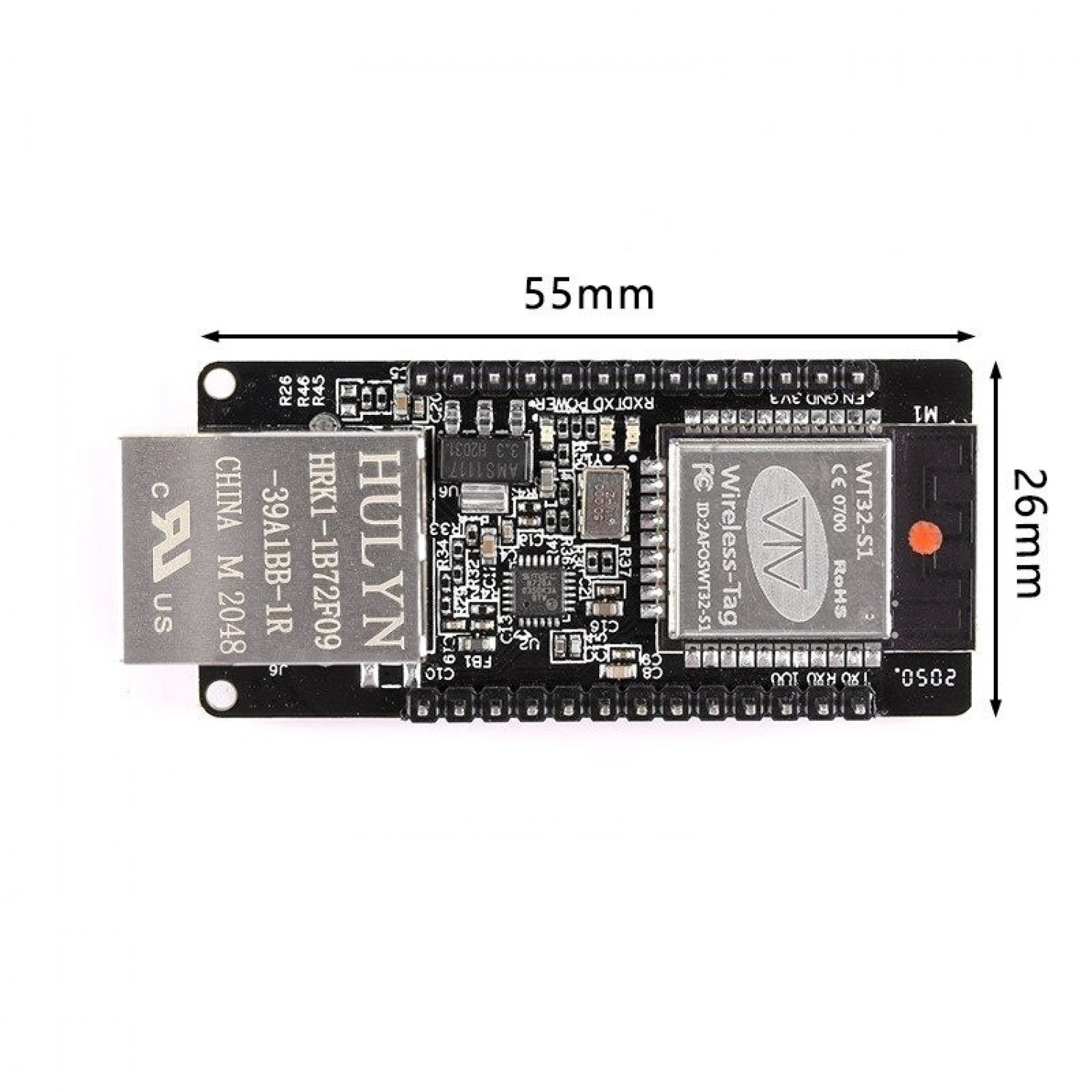 Wt32 Eth01 Esp32 Ethernet Development Board Met Wi Fi En Bluetooth
