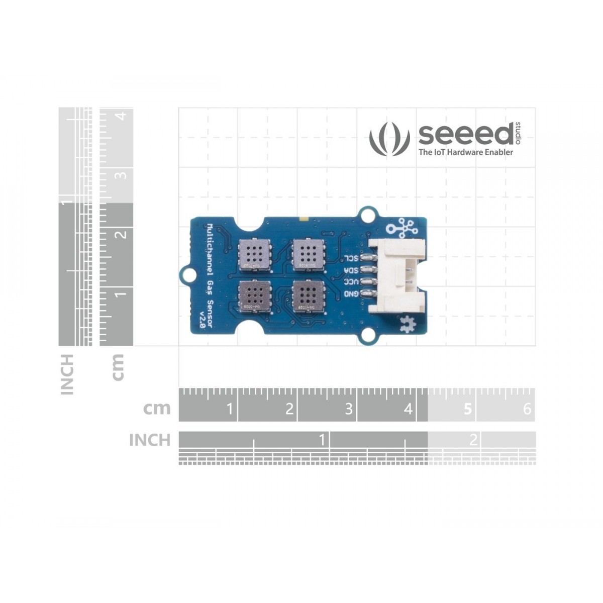 Seeed Studio Grove Multichannel Gas Sensor V2 - SEEED-101020820