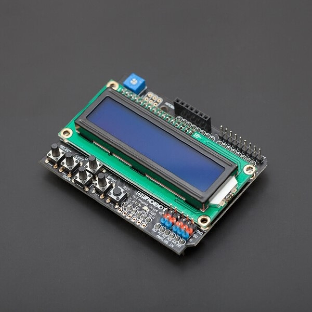 DFRobot Gravity 1602 LCD Keypad Shield - for Arduino - DFROBOT-DFR0009