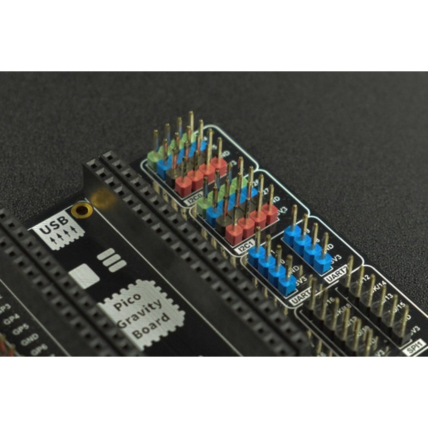 DFRobot Gravity Expansion Board for Raspberry Pi Pico - DFROBOT-DFR0848