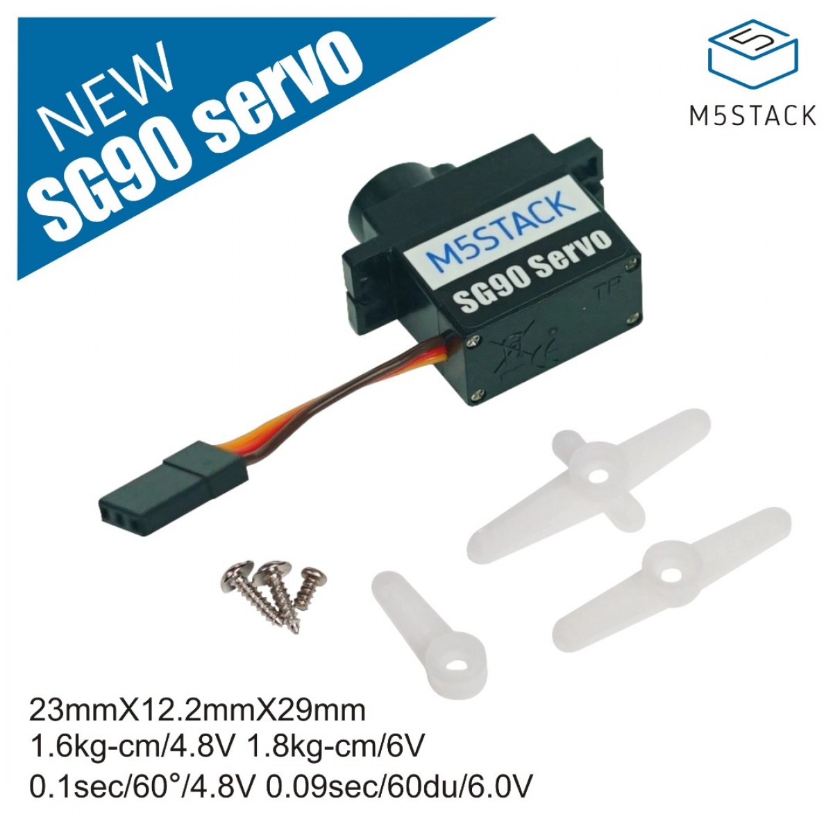 M5Stack SG90 Servo - M5STACK-A076