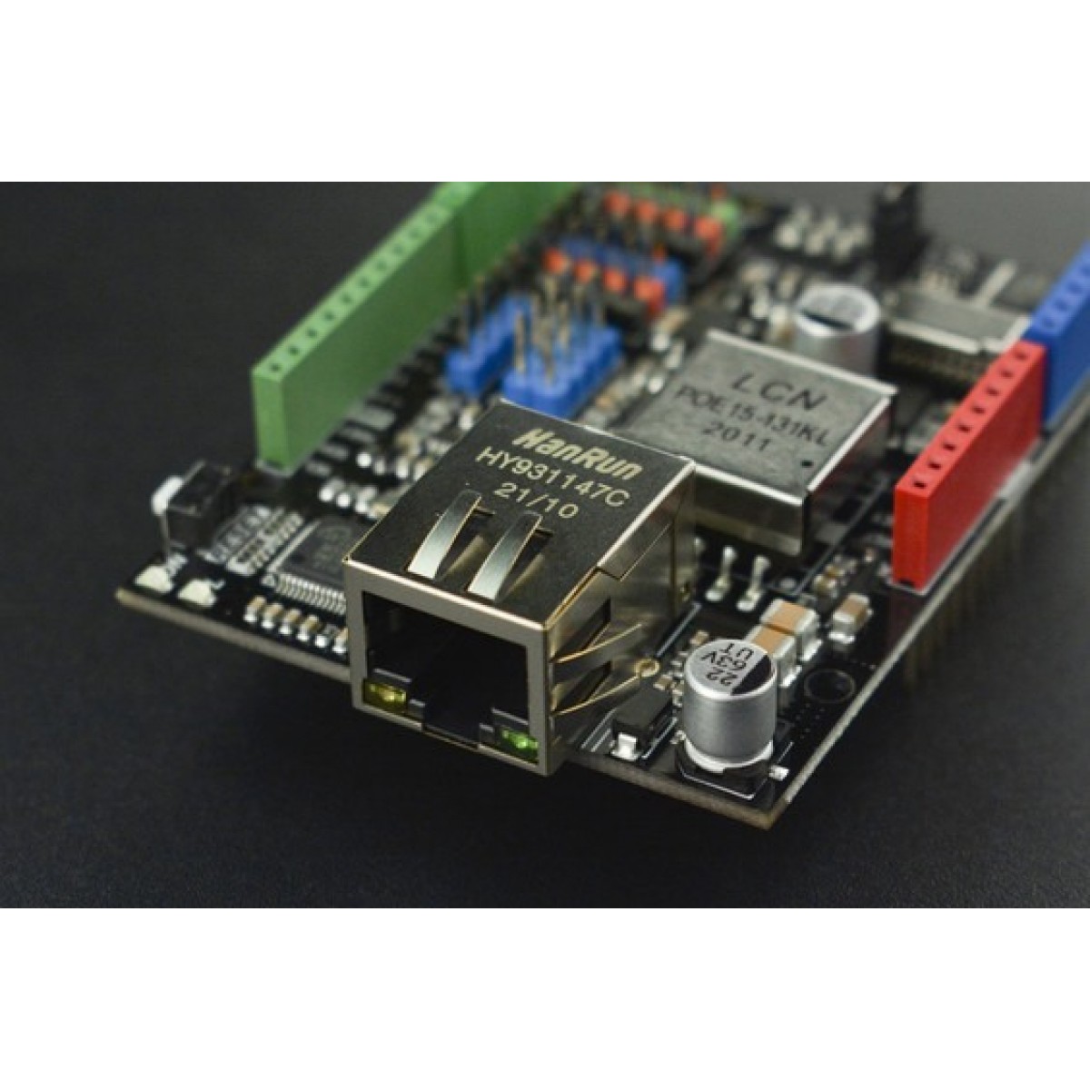 DFRobot Ethernet en PoE Shield voor Arduino - W5500 Chipset - DFROBOT-DFR0850