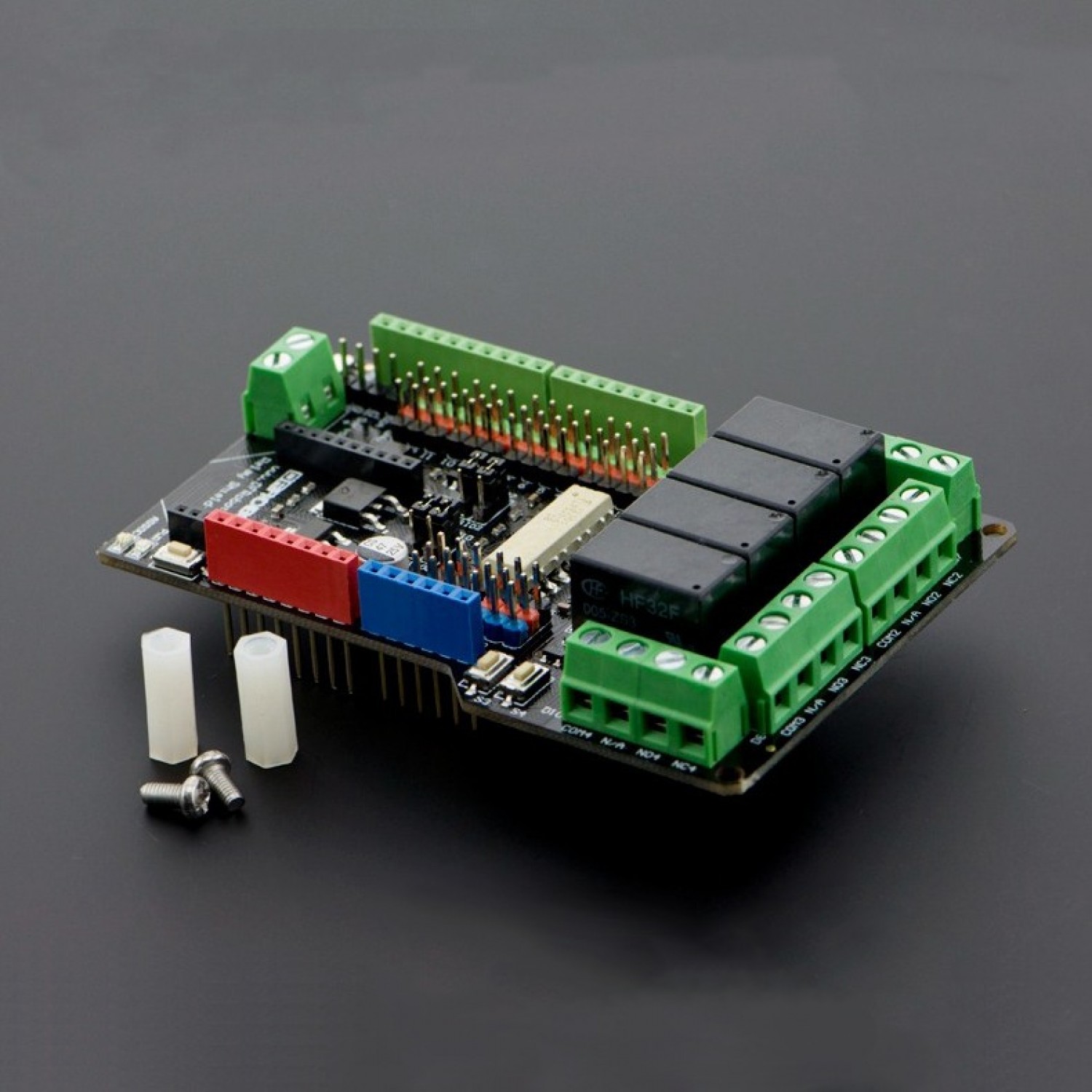 DFRobot Gravity 4 Channel Relay Shield - for Arduino - DFROBOT-DFR0144