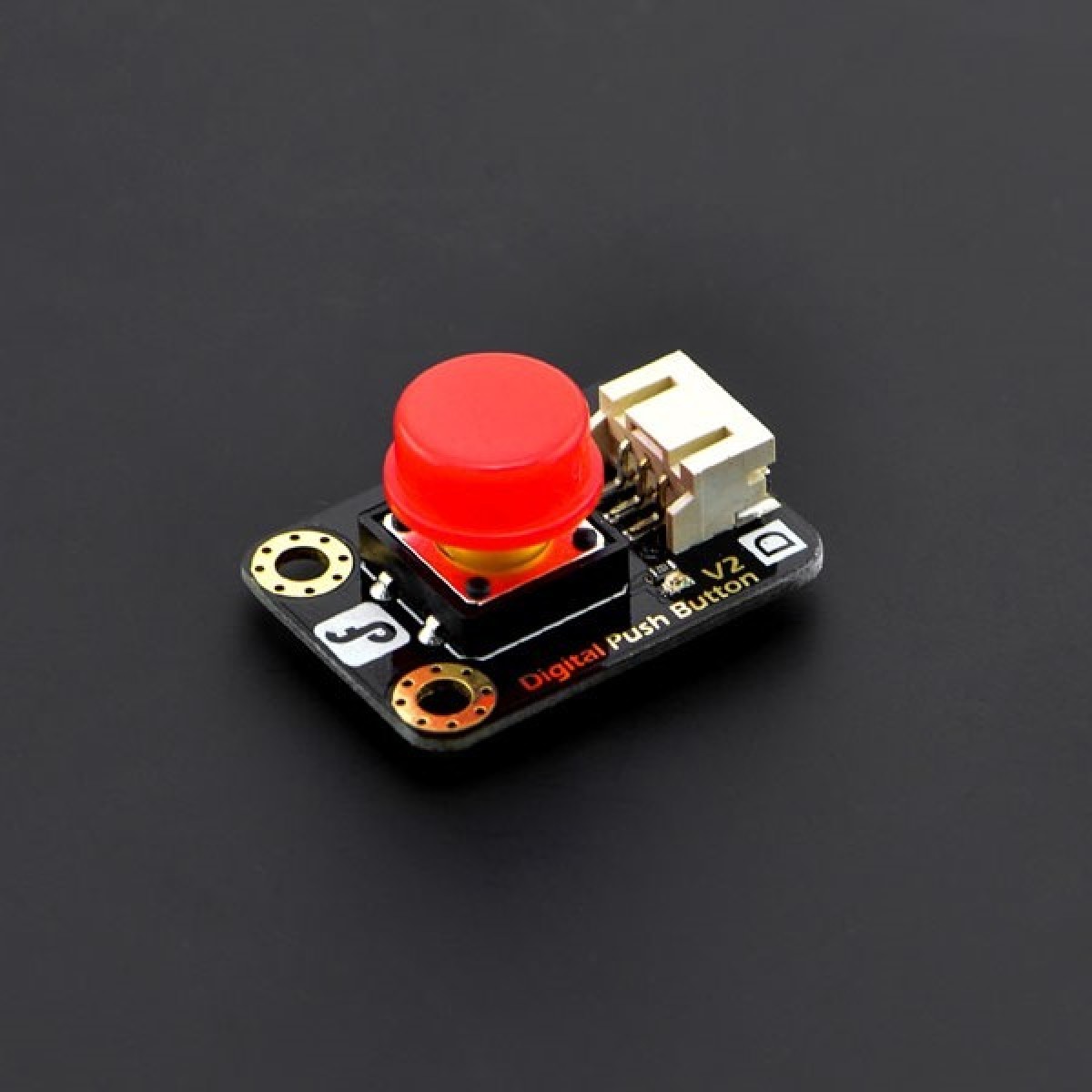 DFRobot Gravity Digital Push Button - Red - DFROBOT-DFR0029-R