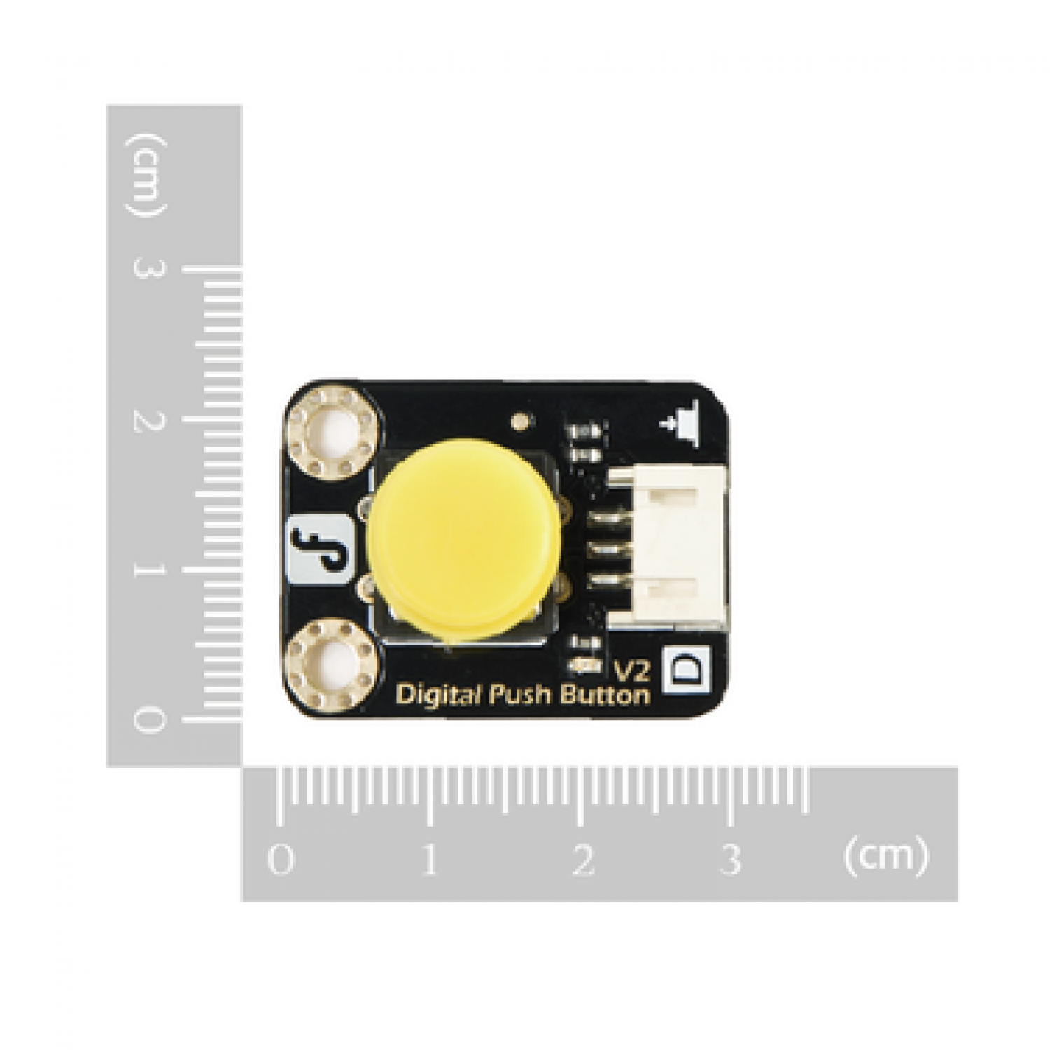 DFRobot Gravity Digital Push Button - Red - DFROBOT-DFR0029-R