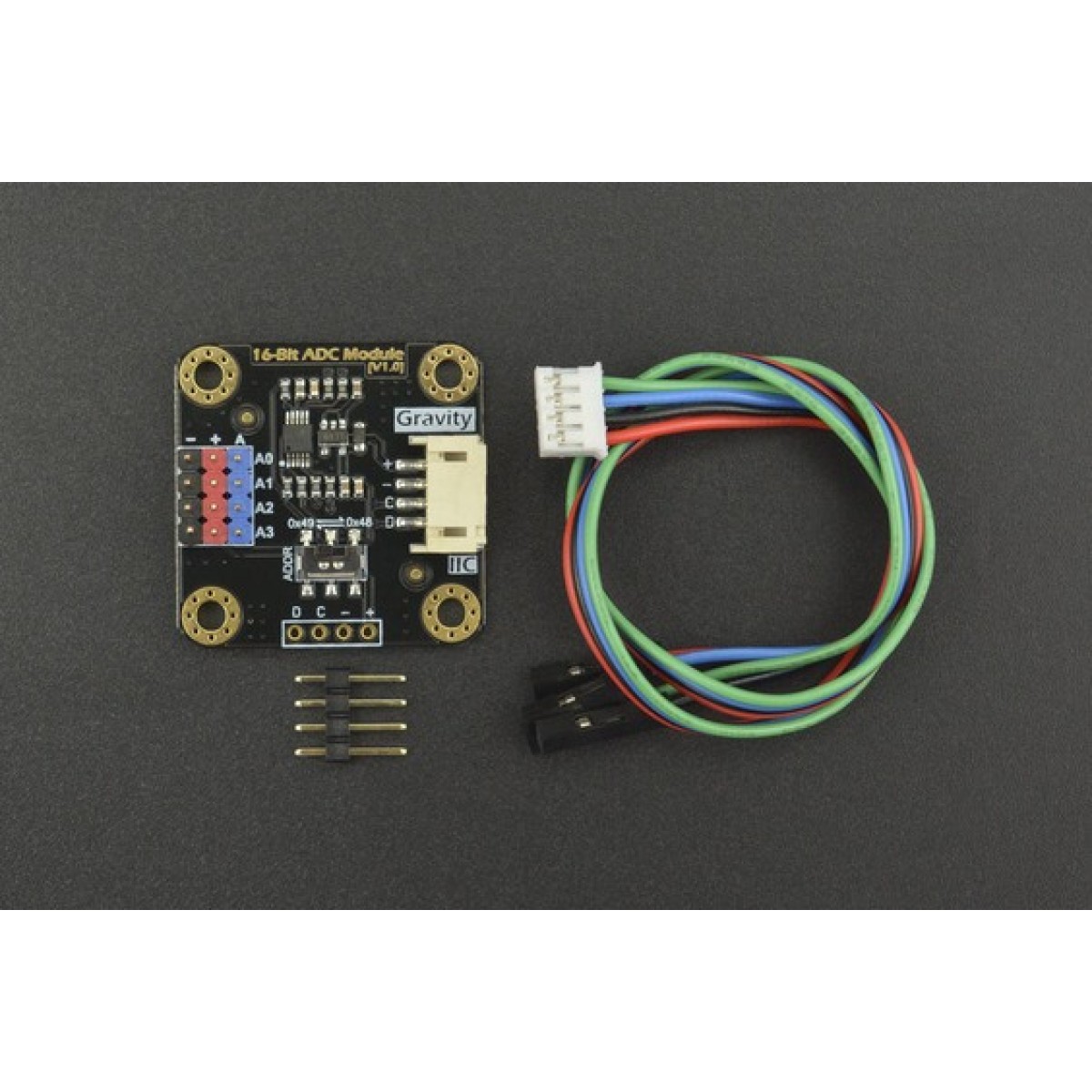 Dfrobot Gravity I2c Ads1115 16 Bit Adc Module Dfrobot Dfr0553