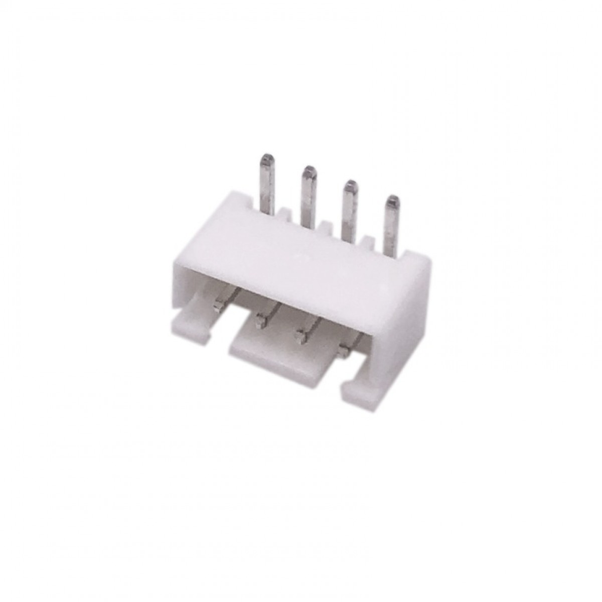 JST-XH 4p Compatible Printplaatconnector Male - 90° - JST-XHPCB4PMALE90DEG
