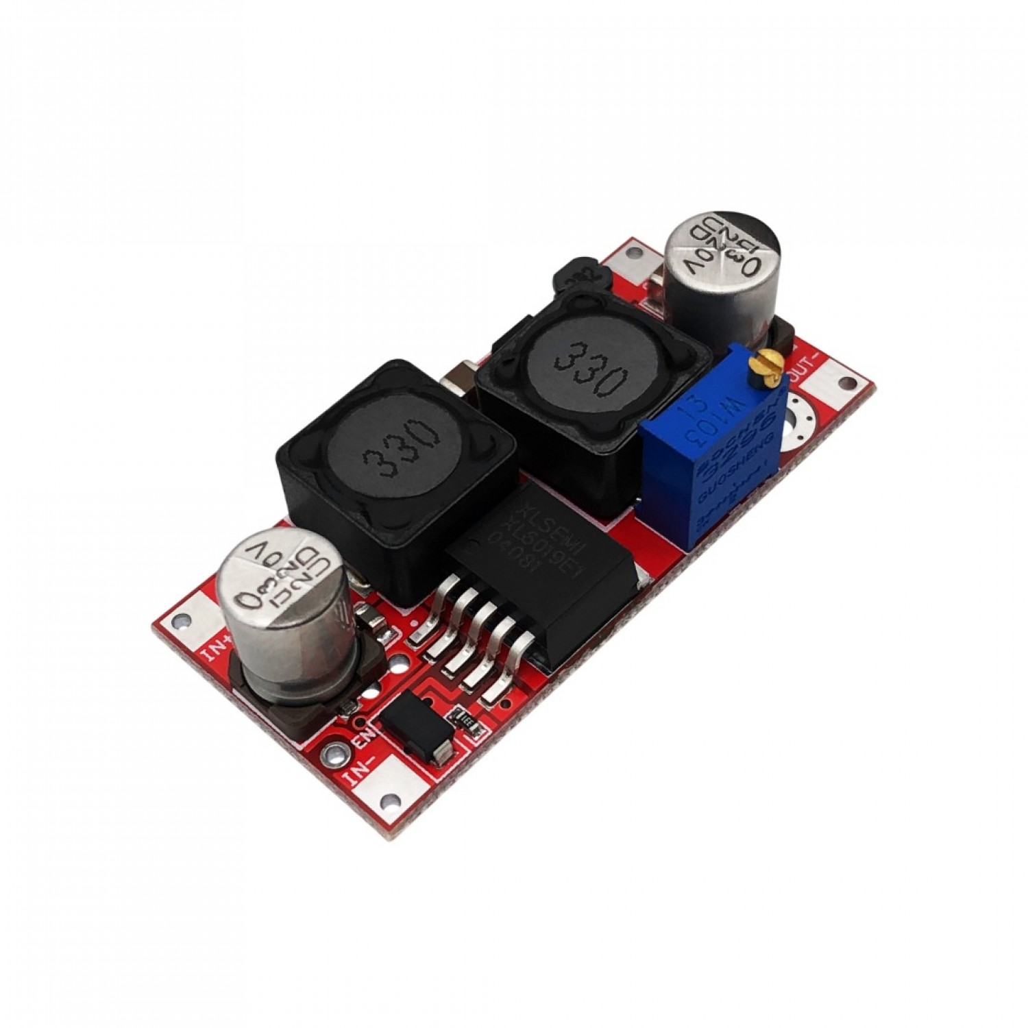 QSKJ DC-DC Verstelbare Step-Down-Up Buck-Boost Converter XL6019 20W - QS-1212CBDE-20W