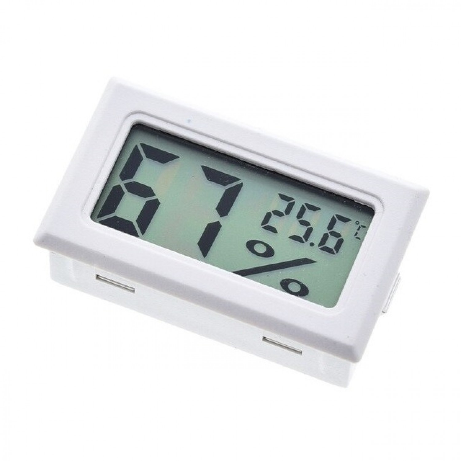 Temperature and Humidity Sensor with Display - White - TEMPHUMDISPLAYWHI