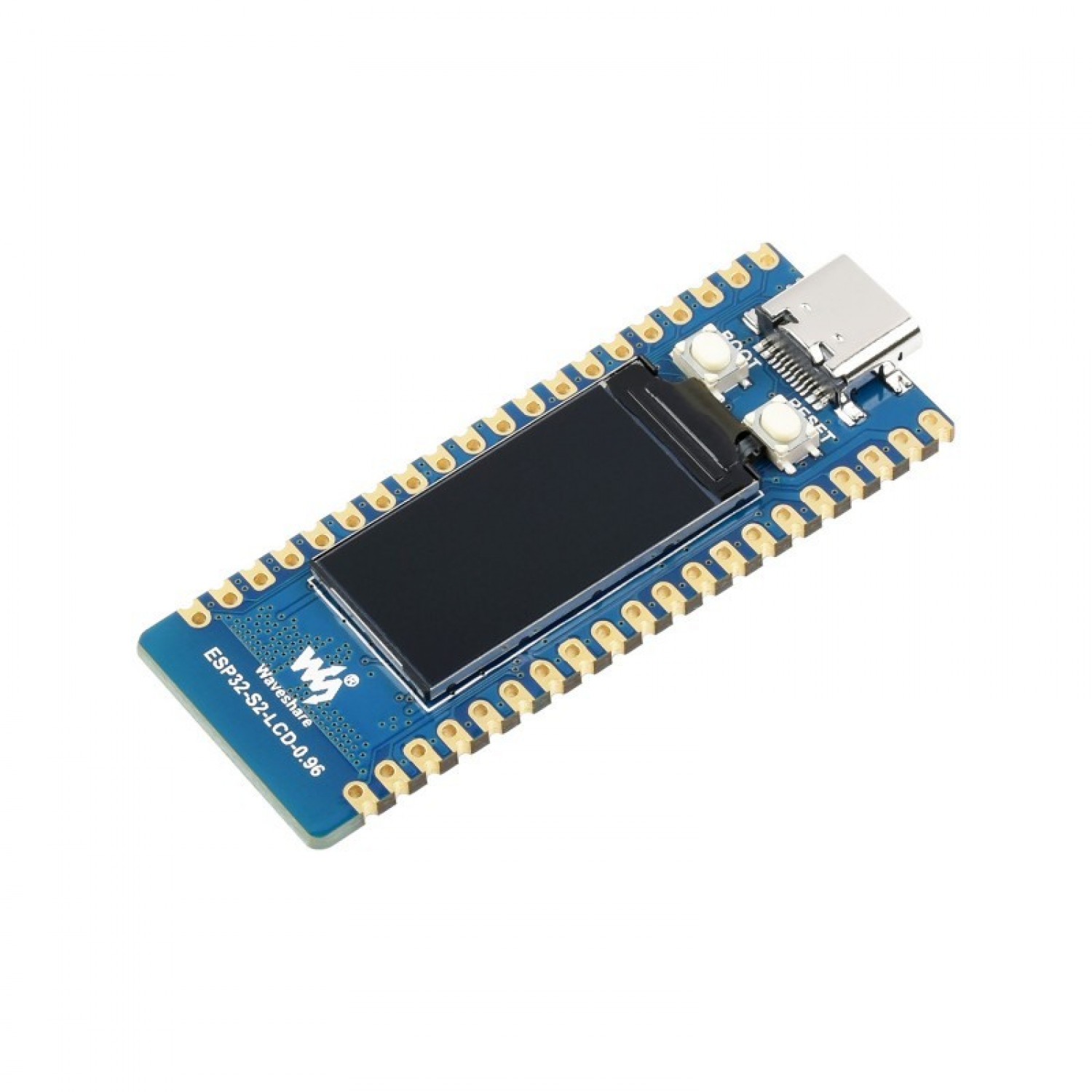 Waveshare ESP32-S2 Pico Development Board - 0.96 inch IPS Display - WS-20658