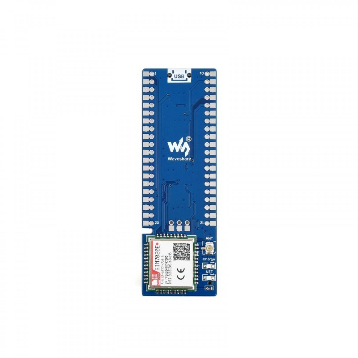 Waveshare SIM7020E NB-IoT Module - for Raspberry Pi Pico - WS-19622