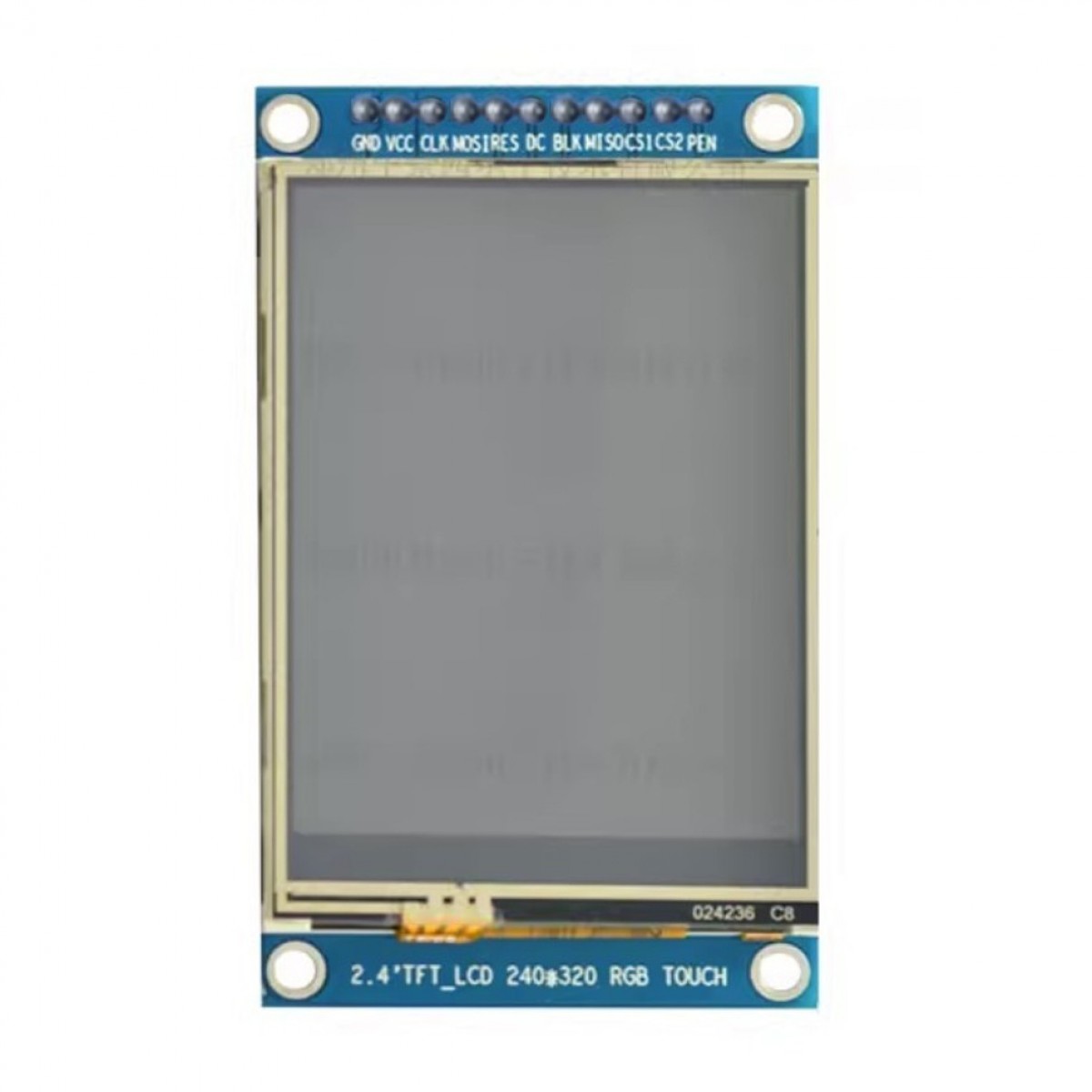 2.4 inch TFT Display 240*320 pixels met Touchscreen - SPI - ILI9341 - 3.3V - ZJY-TFT240-11P ...