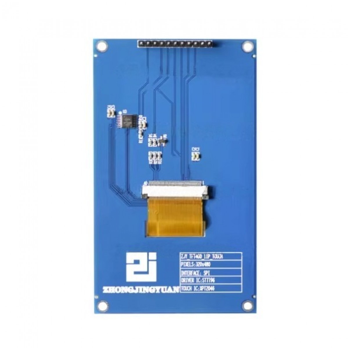 4 inch TFT Display 320*480 pixels met Touchscreen - SPI - ST7796S - 3.3V - ZJY-TFT400-11P-TOUCH ...
