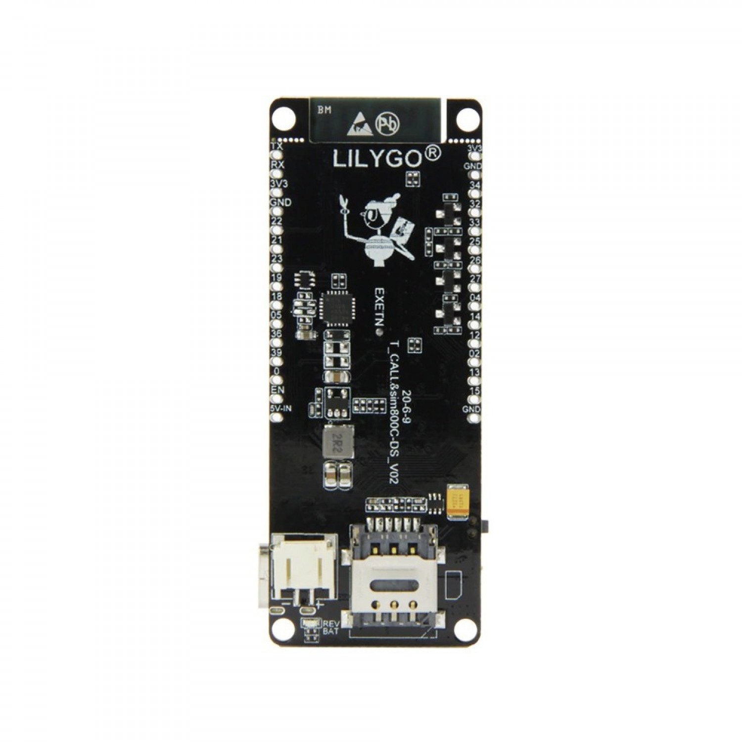 Lilygo Ttgo T Call Esp32 Met Sim800c Axp192 Lilygo H447 Q218