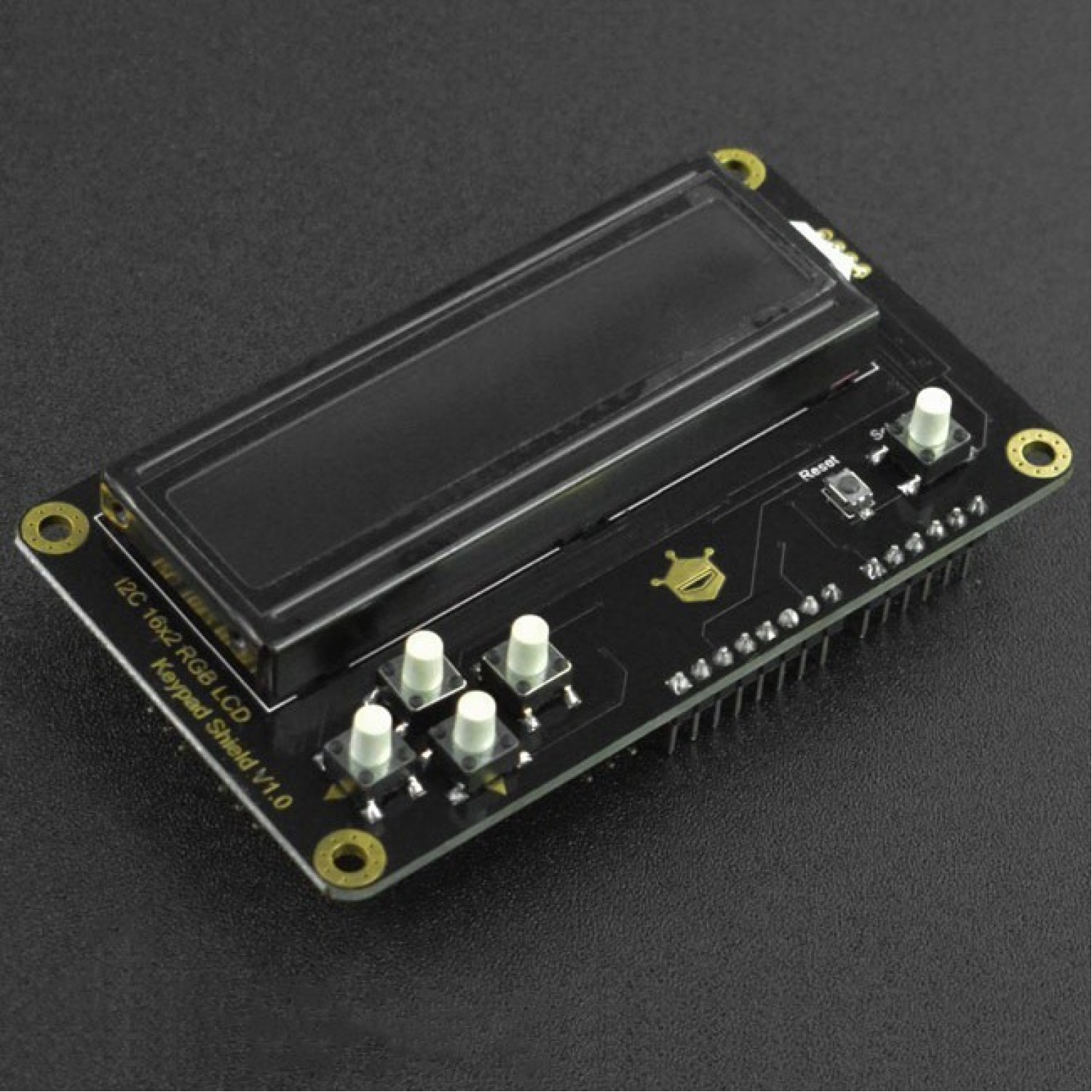 Dfrobot I2c 16x2 Rgb Lcd Keypad Shield Met Rgb Karakters Voor Arduino Dfrobot Dfr0936