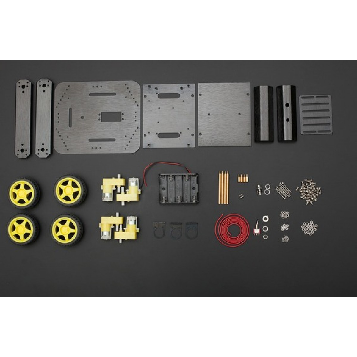 Dfrobot Pirate 4wd Mobiel Platform Voor Arduino Diy Kit Dfrobot Rob0003