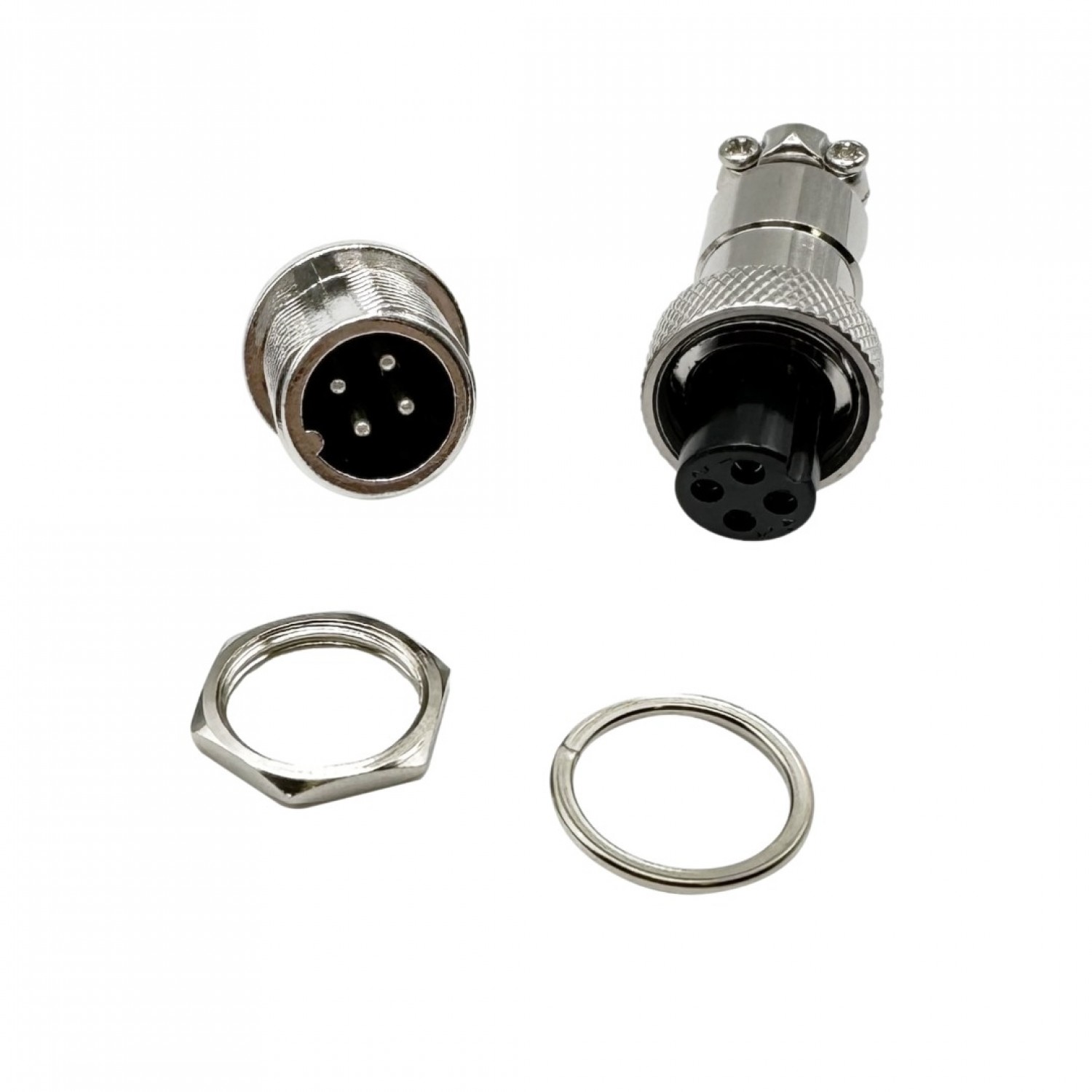 GX12-4 Connector Set - GX12-4