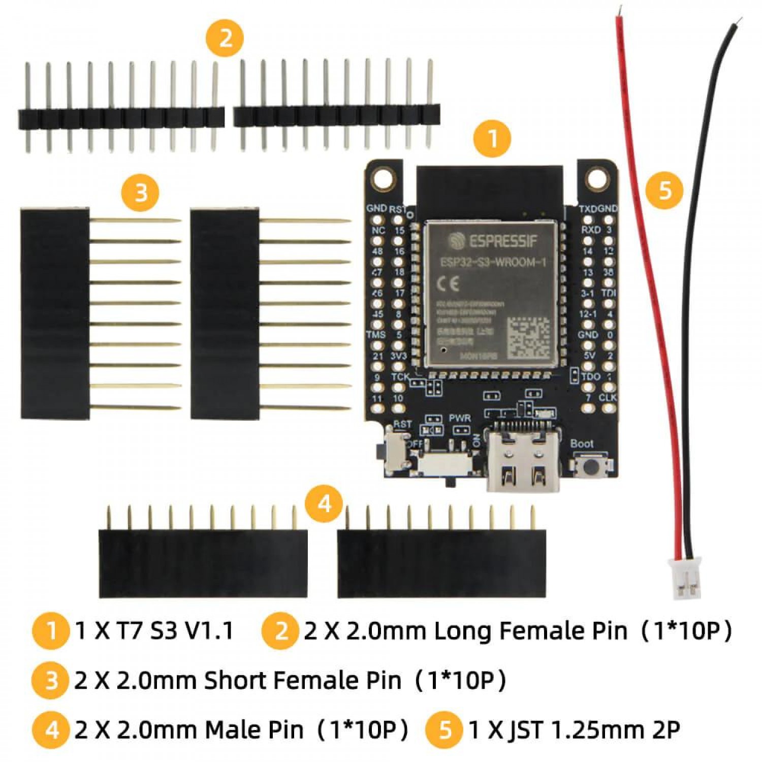 LilyGO T7-S3 ESP32-S3 Development Board - LILYGO-H582