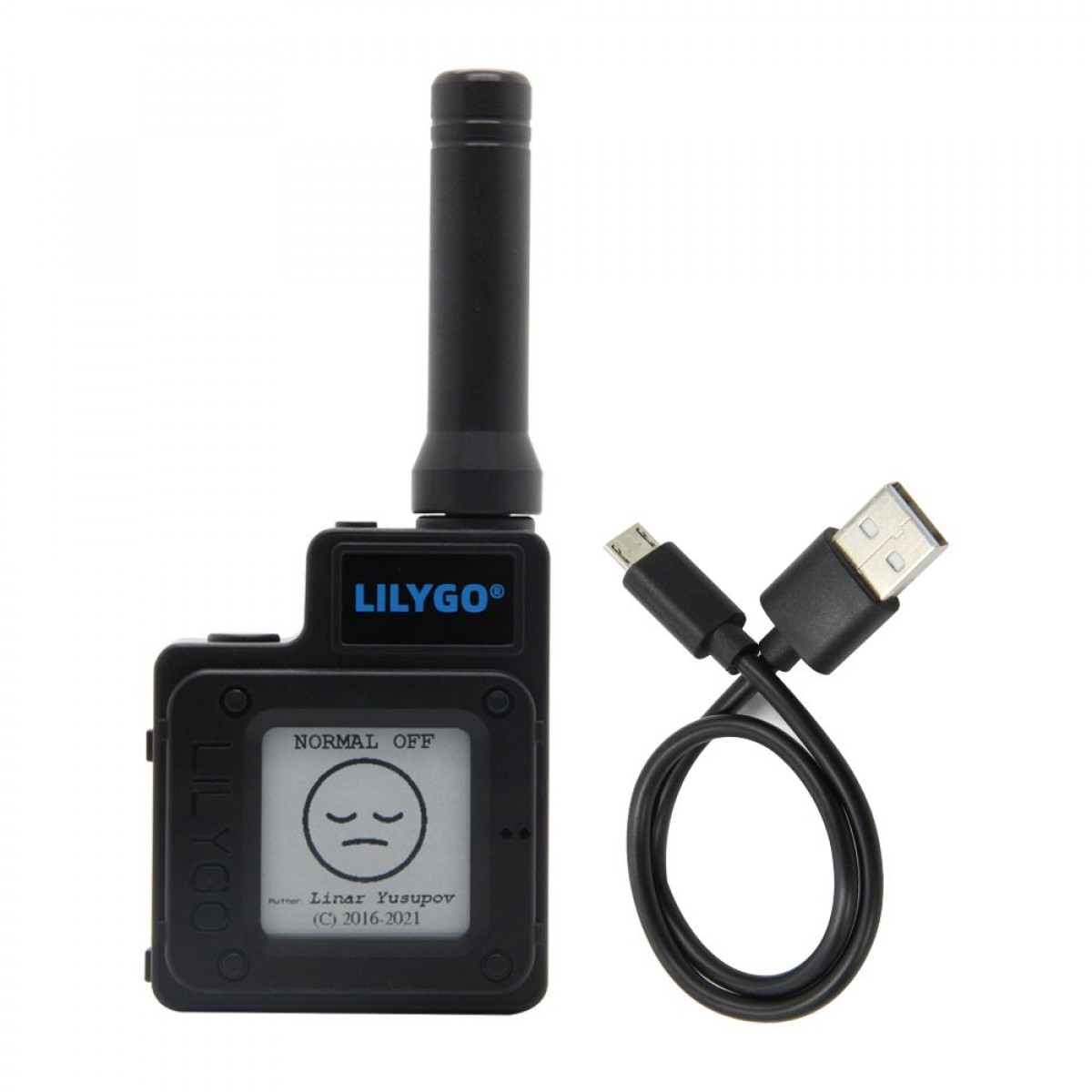 LilyGO TTGO T-Echo - NRF52840 - LoRa 868MHz - BME280 - GNSS - Zwart - LILYGO-K183
