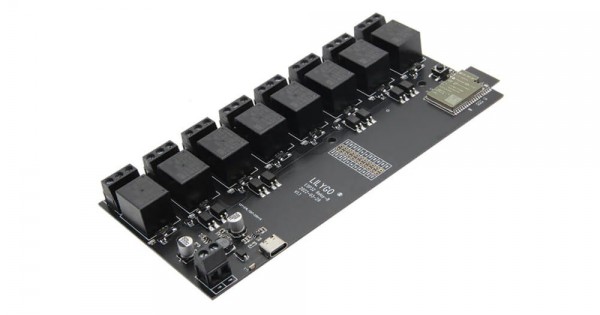 LilyGO T-Relay-8 ESP32 - Relais Development Board - 8 Kanalen - LILYGO-H561 LilyGO T-Relay-8 ESP32 - Relais Development Board - 8 Kanalen - LILYGO-H561