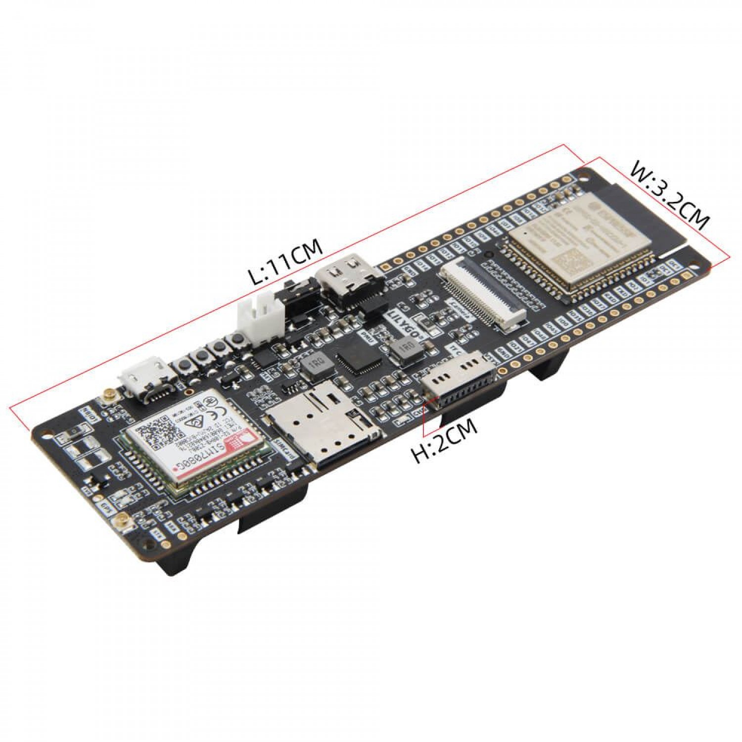 LilyGO T-SIM7080G-S3 ESP32-S3 Development Board - with 18650 Battery ...