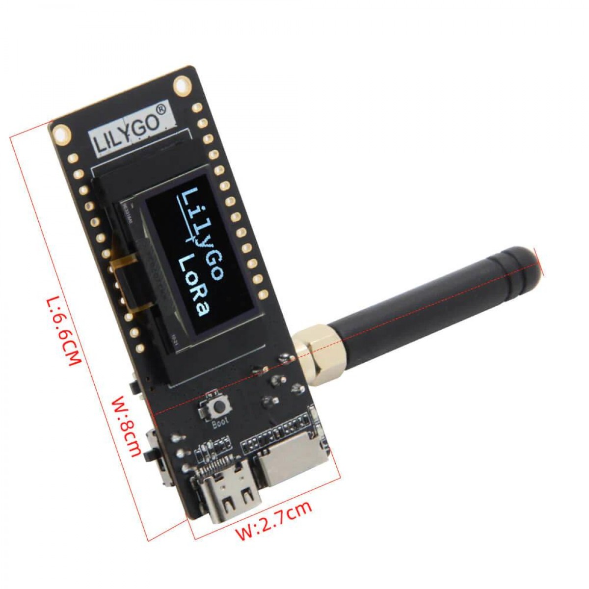 LilyGO T3-S3 LoRa 868MHz - ESP32-S3 - SX1262 - 0.96 inch OLED Display - LILYGO-H595