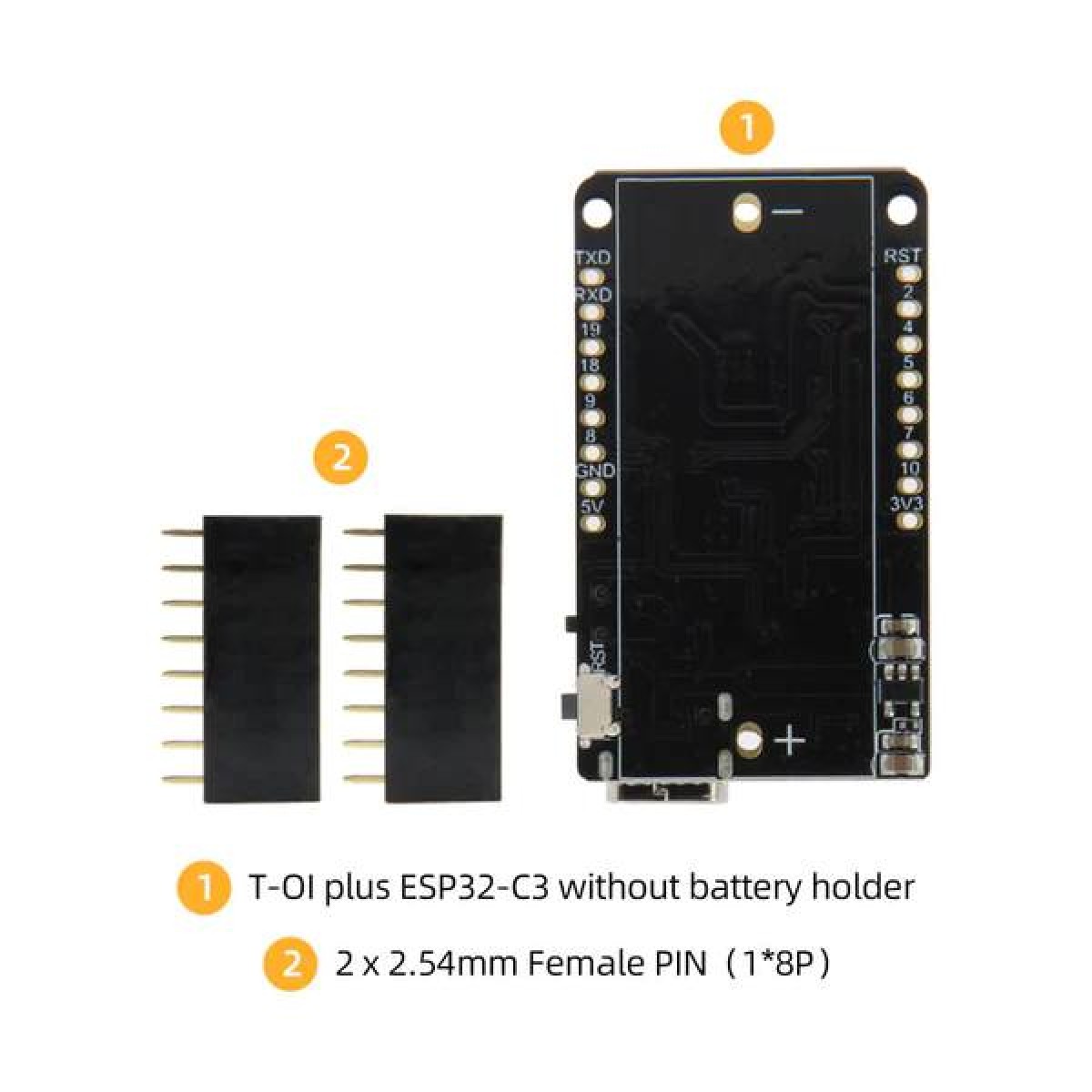 LilyGO TTGO T-OI Plus V1.3 - ESP32-C3 - LILYGO-Q370