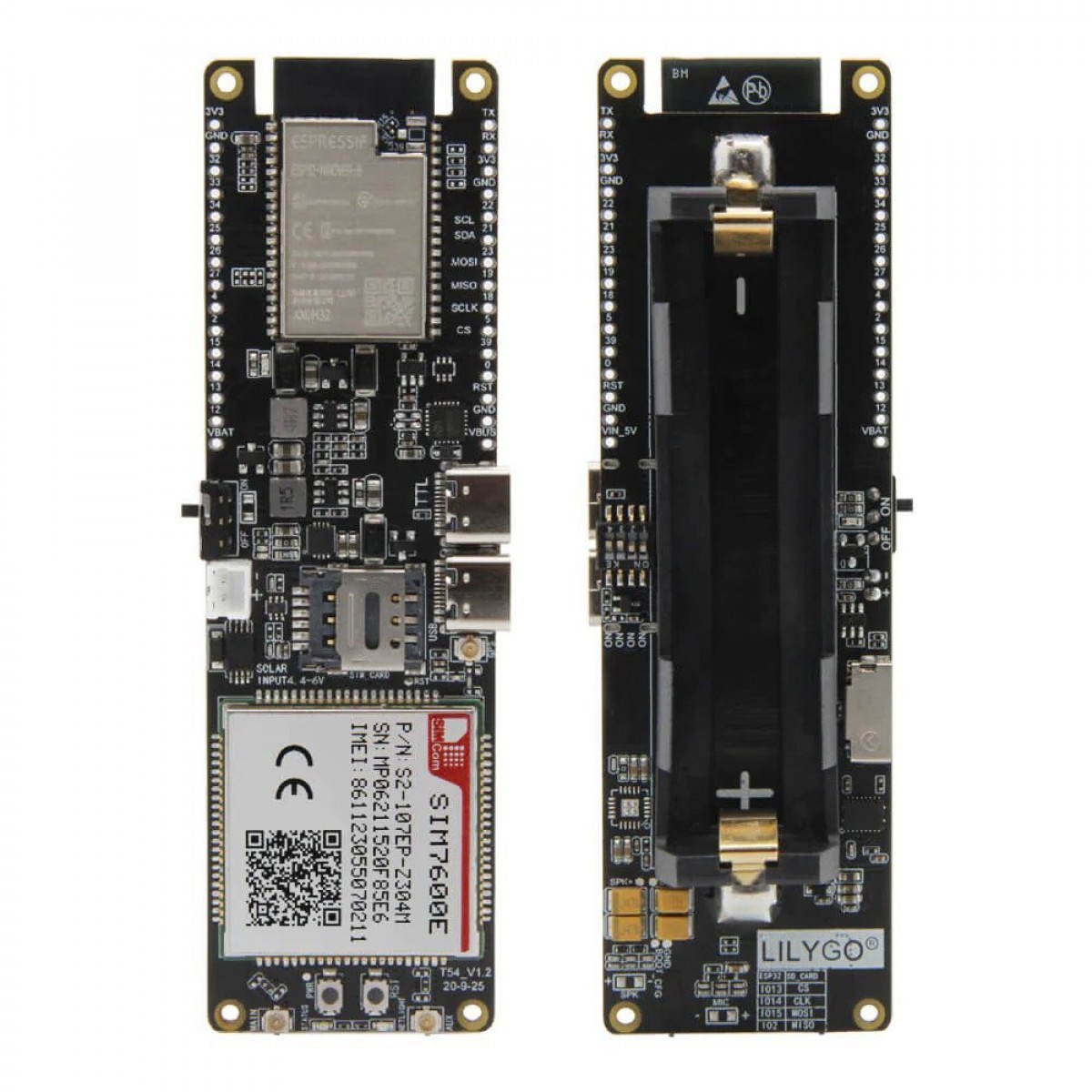 LilyGO T-SIM7600E - ESP32-WROVER - with 18650 Battery Holder - LILYGO-Q194