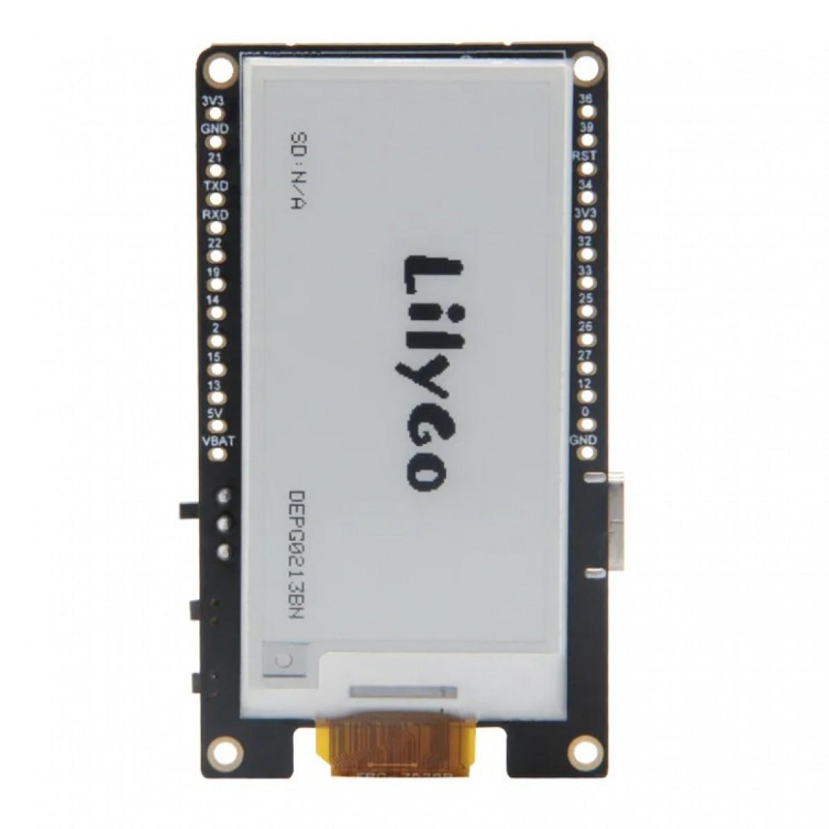 LilyGO TTGO T5 V2.3.2 ESP32 - met 2.13 inch E-Paper E-ink Display - LILYGO-H548