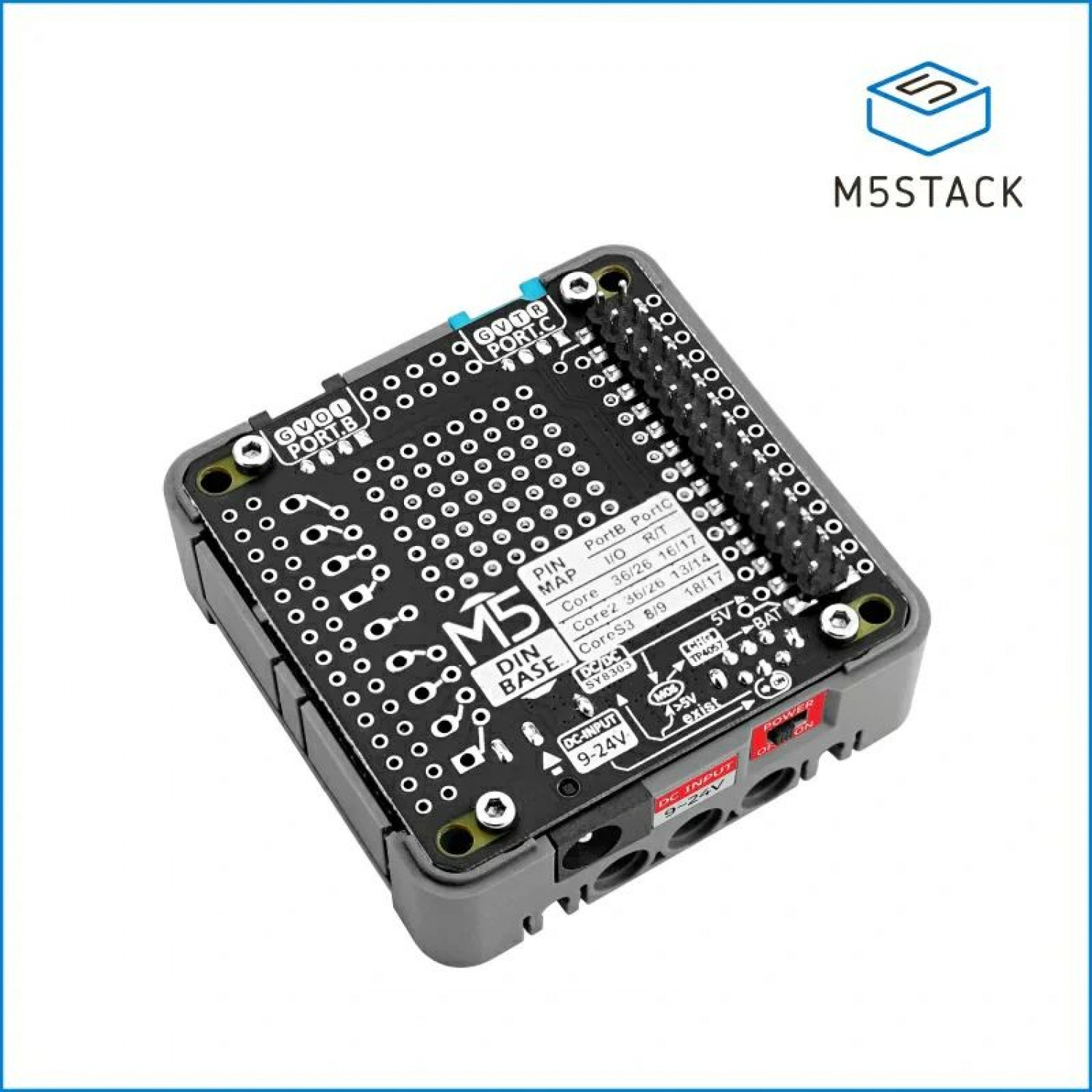 M5Stack DIN Base - voor M5Core - M5Stack-M132