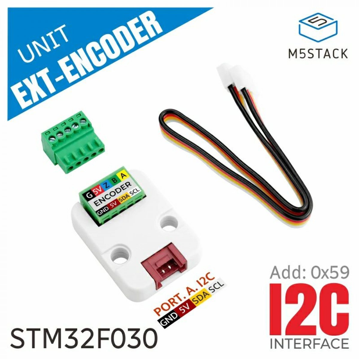 M5Stack Ext Encoder Unit - M5Stack-U161