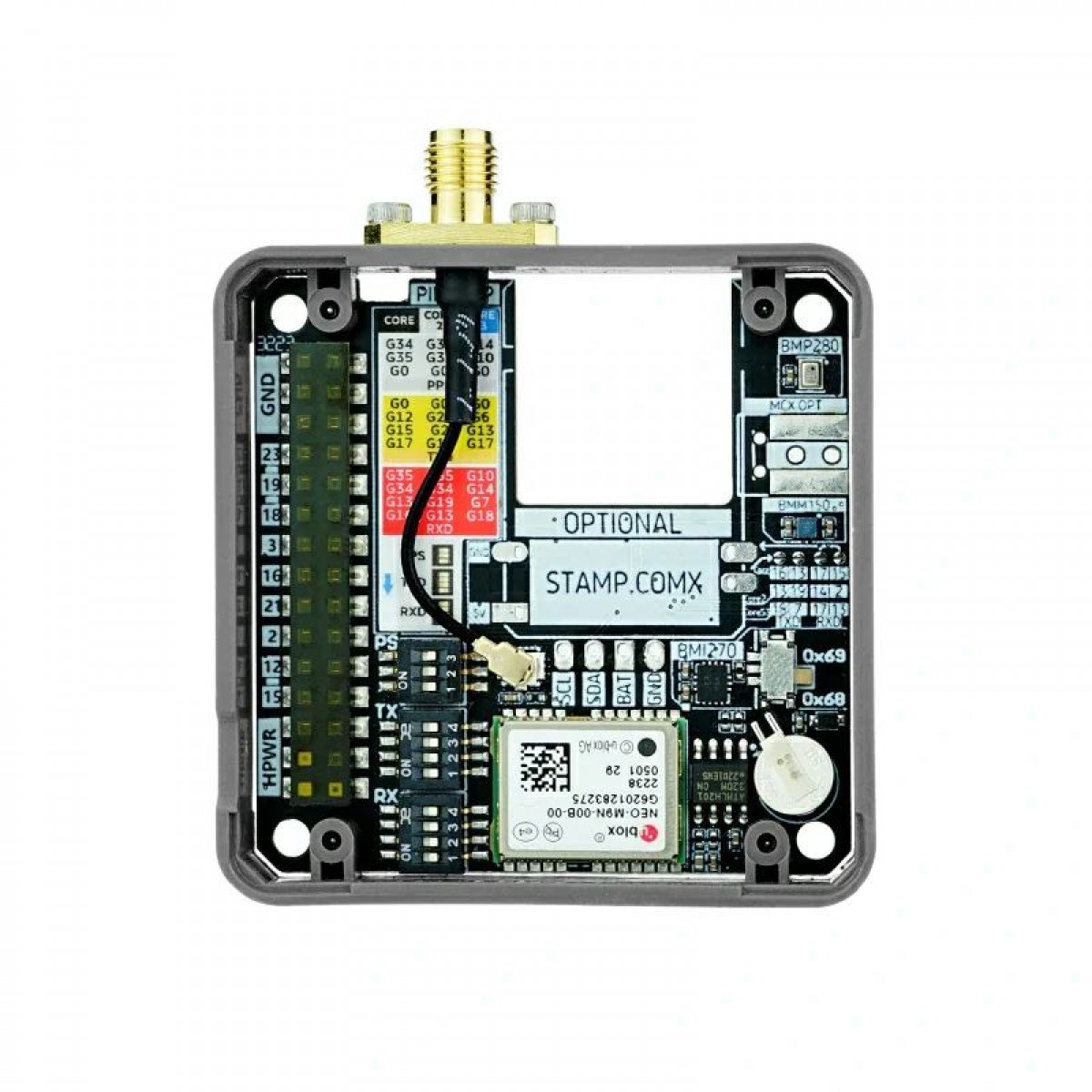 M5Stack GNSS Module with IMU and Barometric Pressure Sensor - NEO-M9N - for M5Core - M5Stack-M135