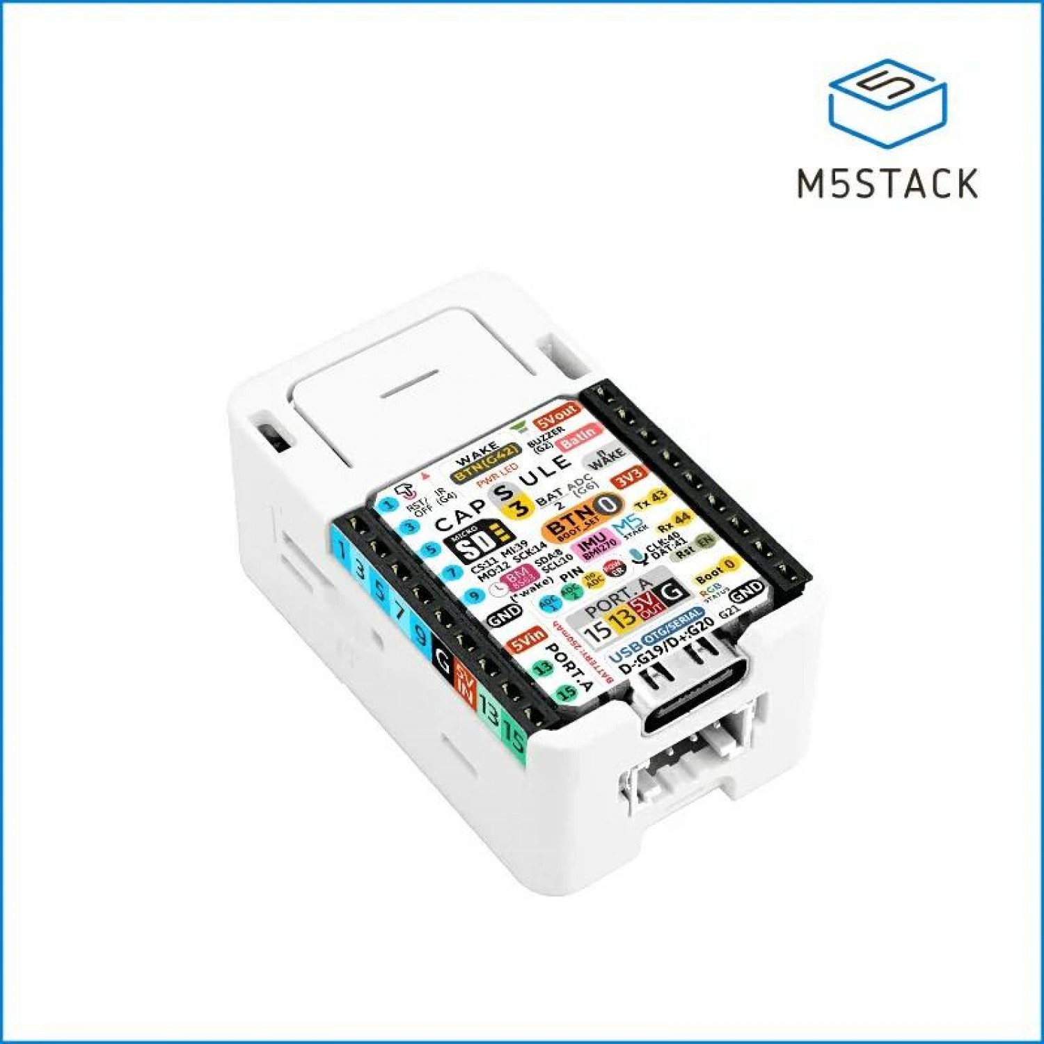 M5Stack M5Capsule - with integrated M5StampS3 - ESP32-S3 - M5Stack-K129