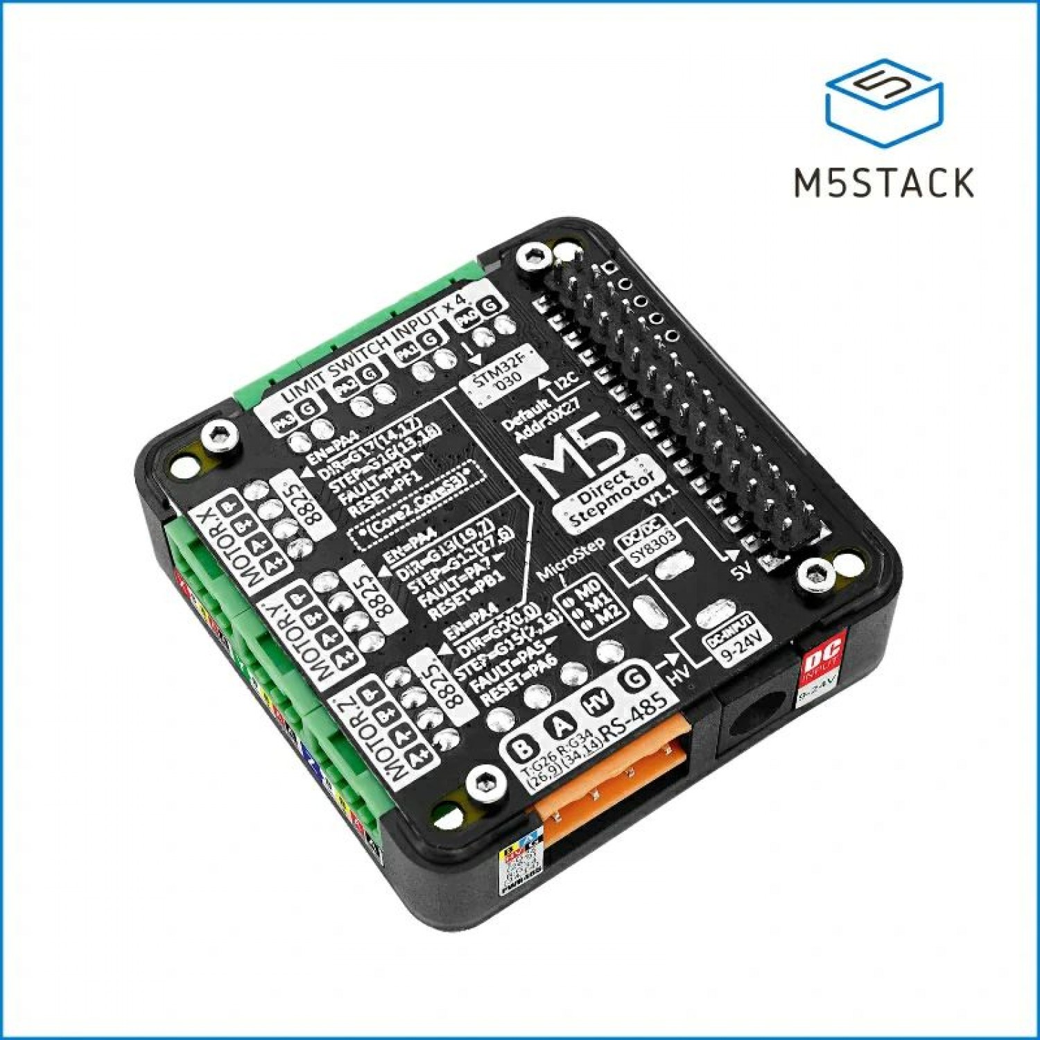 M5Stack Stepmotor Driver Module V1.1 - 3 Kanalen - voor M5Core ...