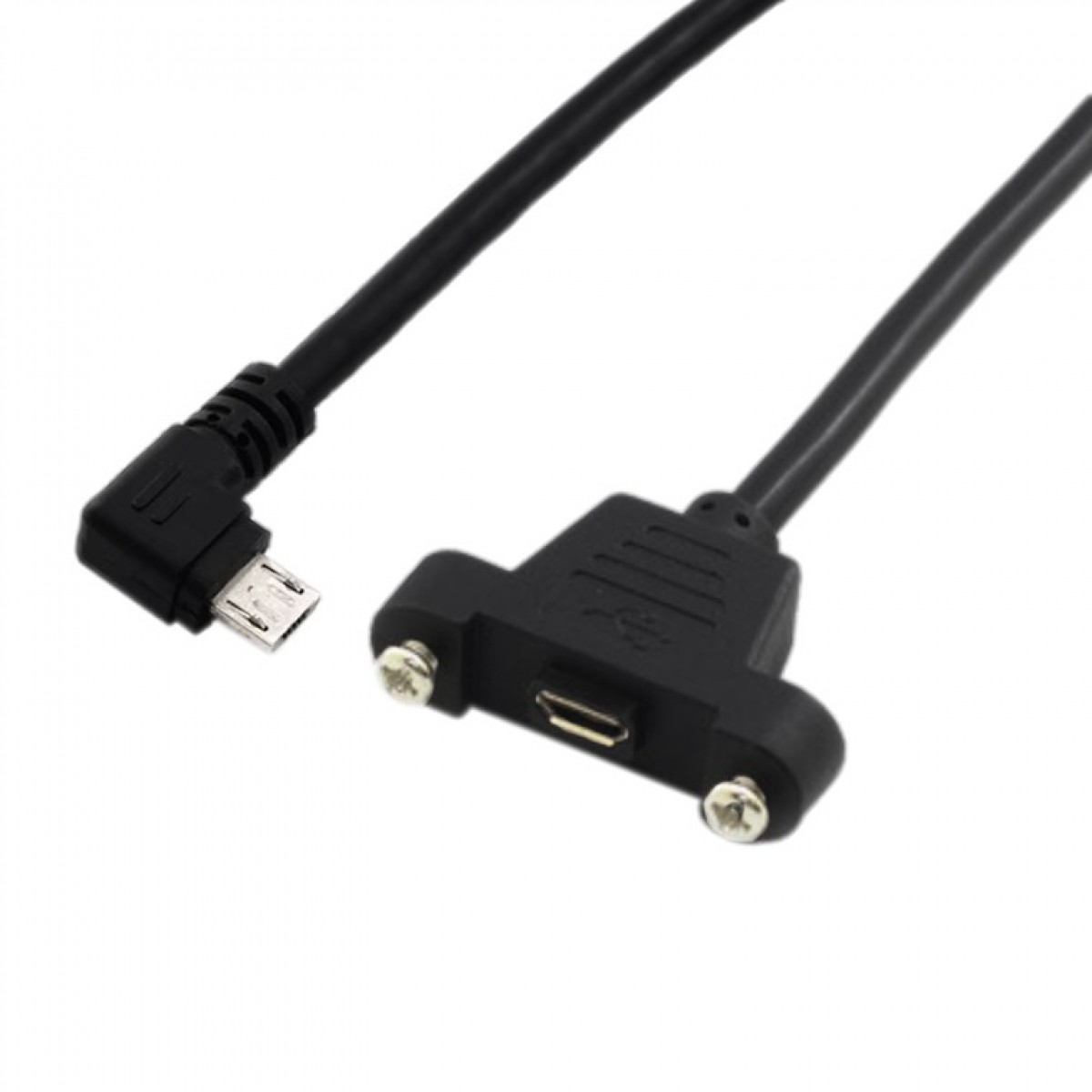 Micro USB Extention Cable with Mount and Angle 30cm - MICROUSBANGEX30