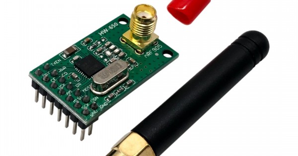 NRF905 RF Transceiver Module - 3.3V - with Antenna - NRF905MOD