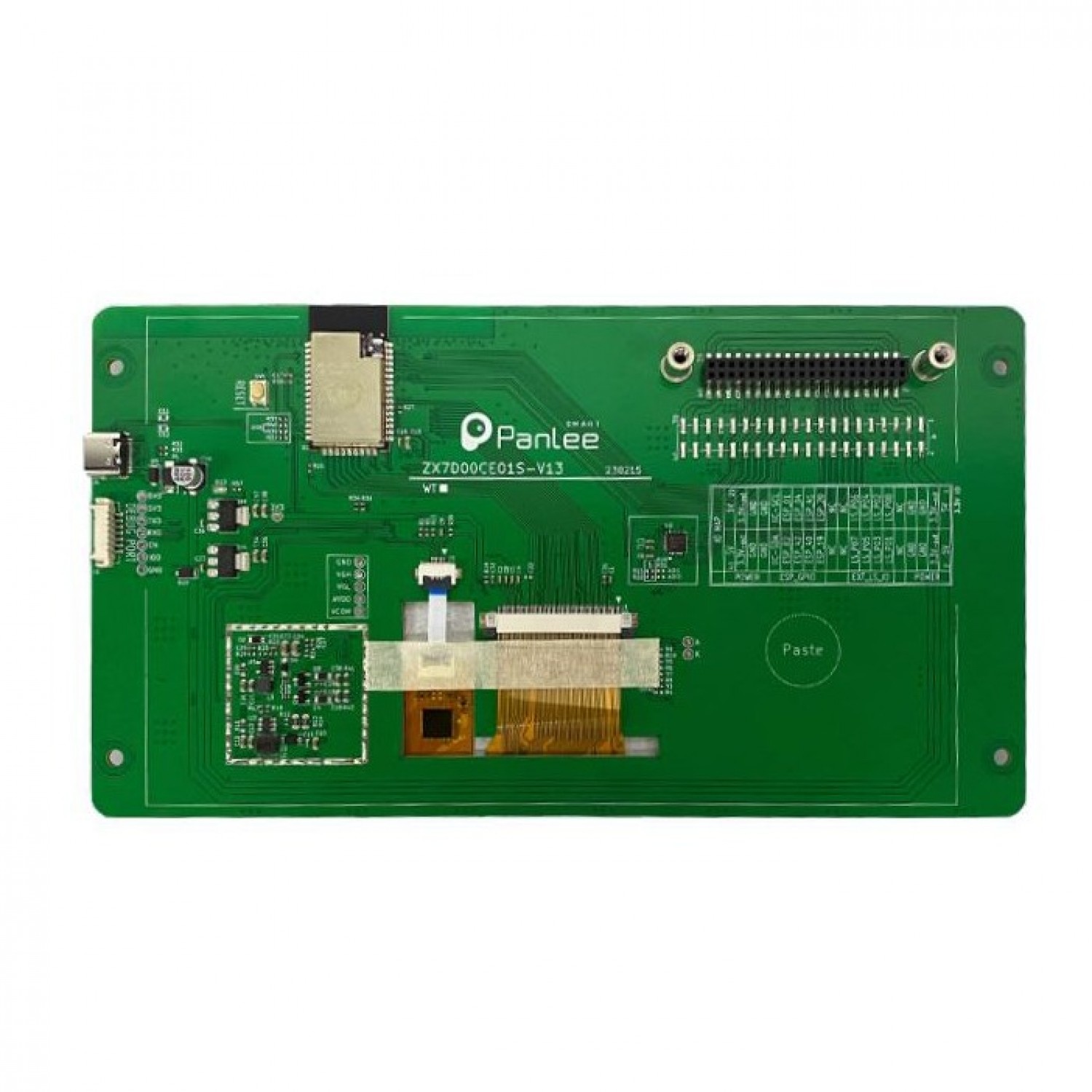 Smart Panlee 7 inch Serial Screen - TFT Display with Touchscreen - ESP32-S3 - ZX7D00CE01S-V13