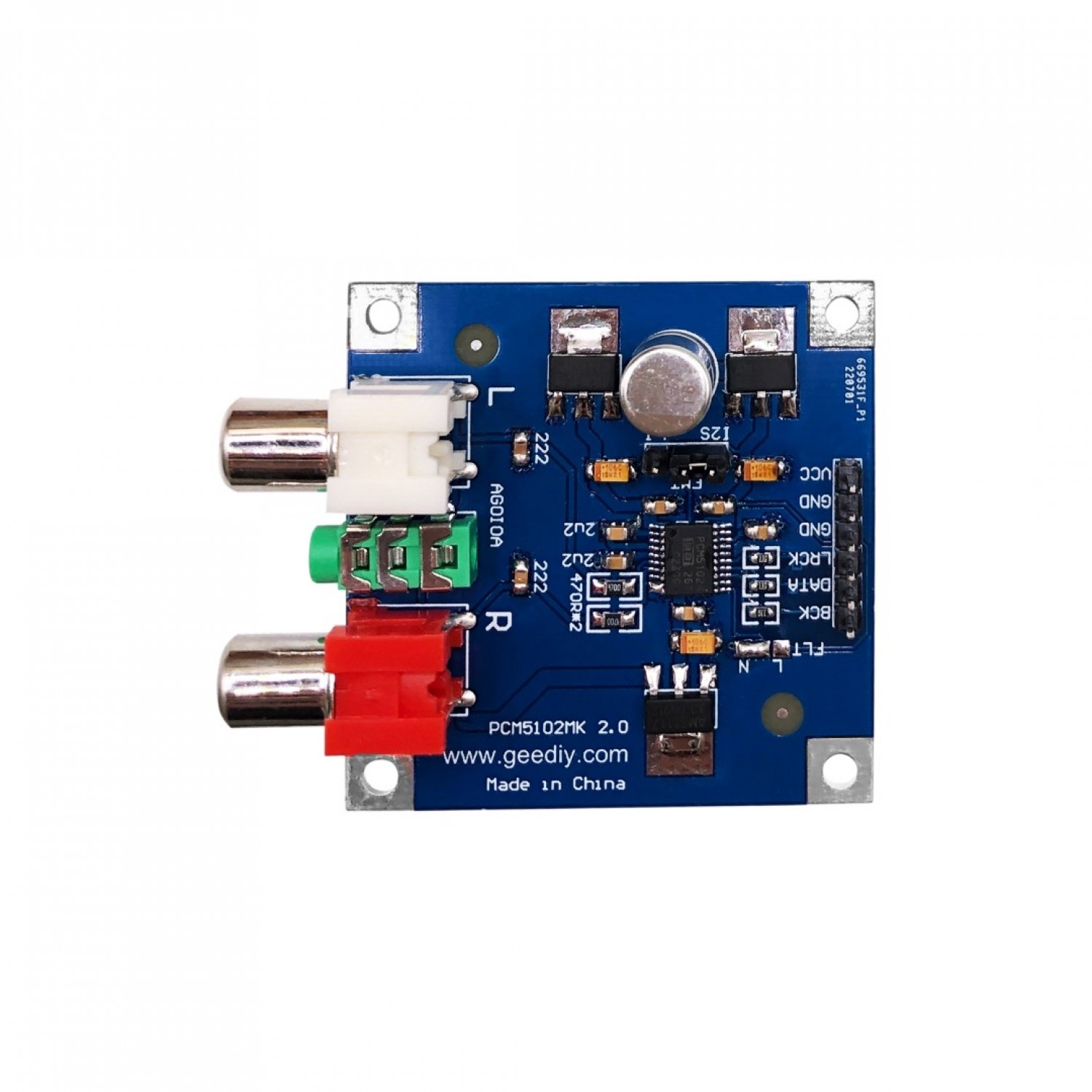 PCM5102 DAC Audio Decoder Module V2.0 - I2S - PCM5102MK2.0DAC