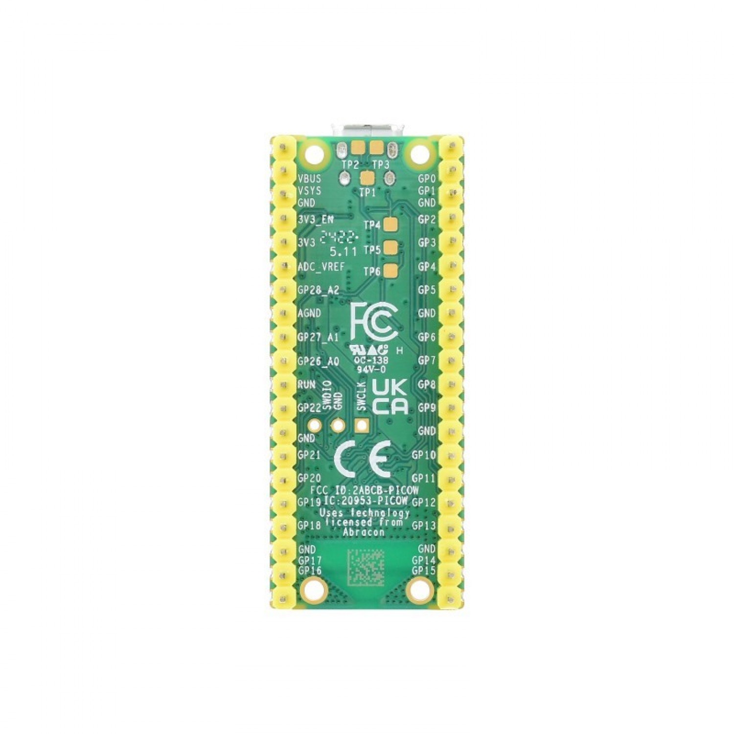 Raspberry Pi Pico W with Soldered Headers - RP2040 - with USB Cable ...