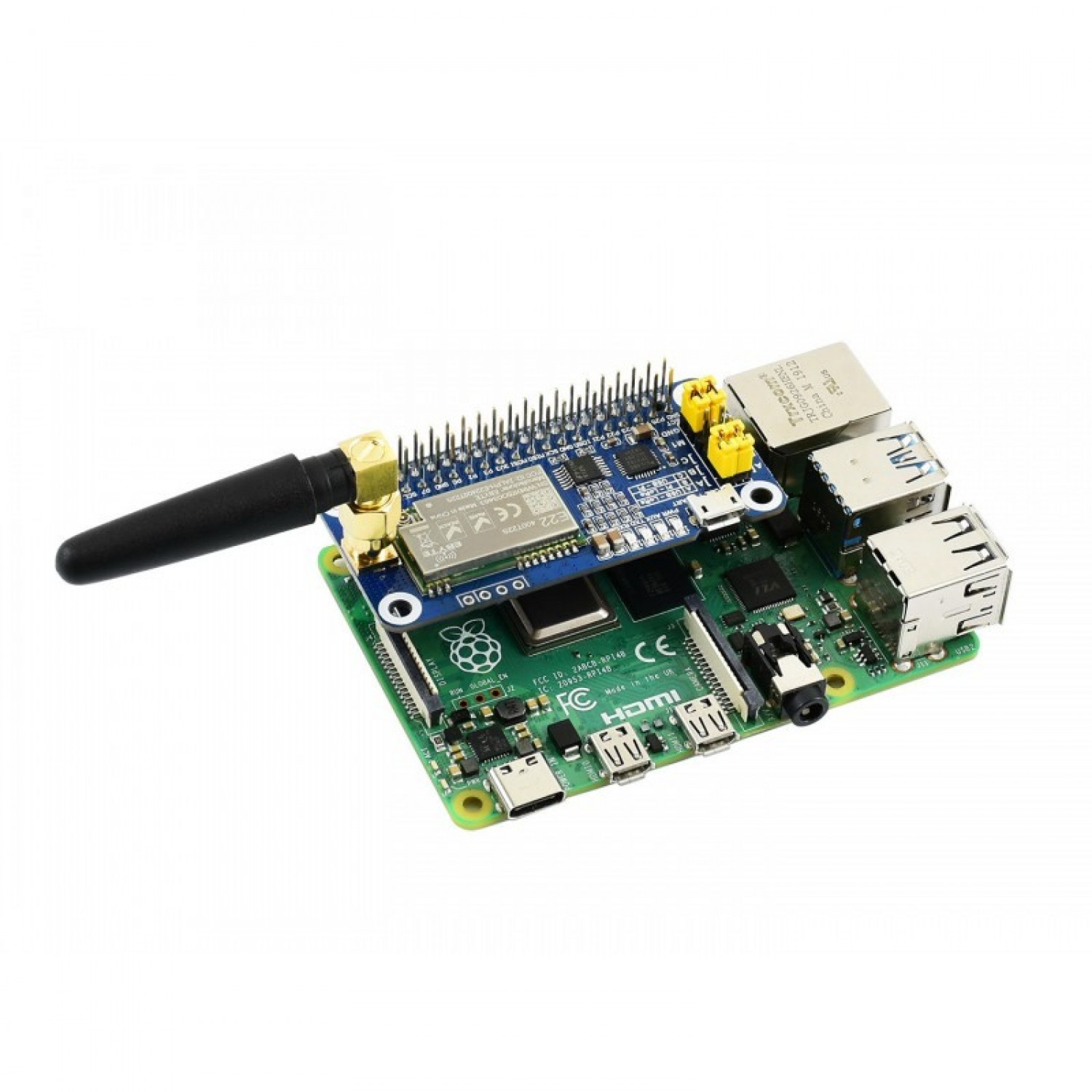 Waveshare SX1268 433MHz LoRa HAT - for Raspberry Pi - WS-16804