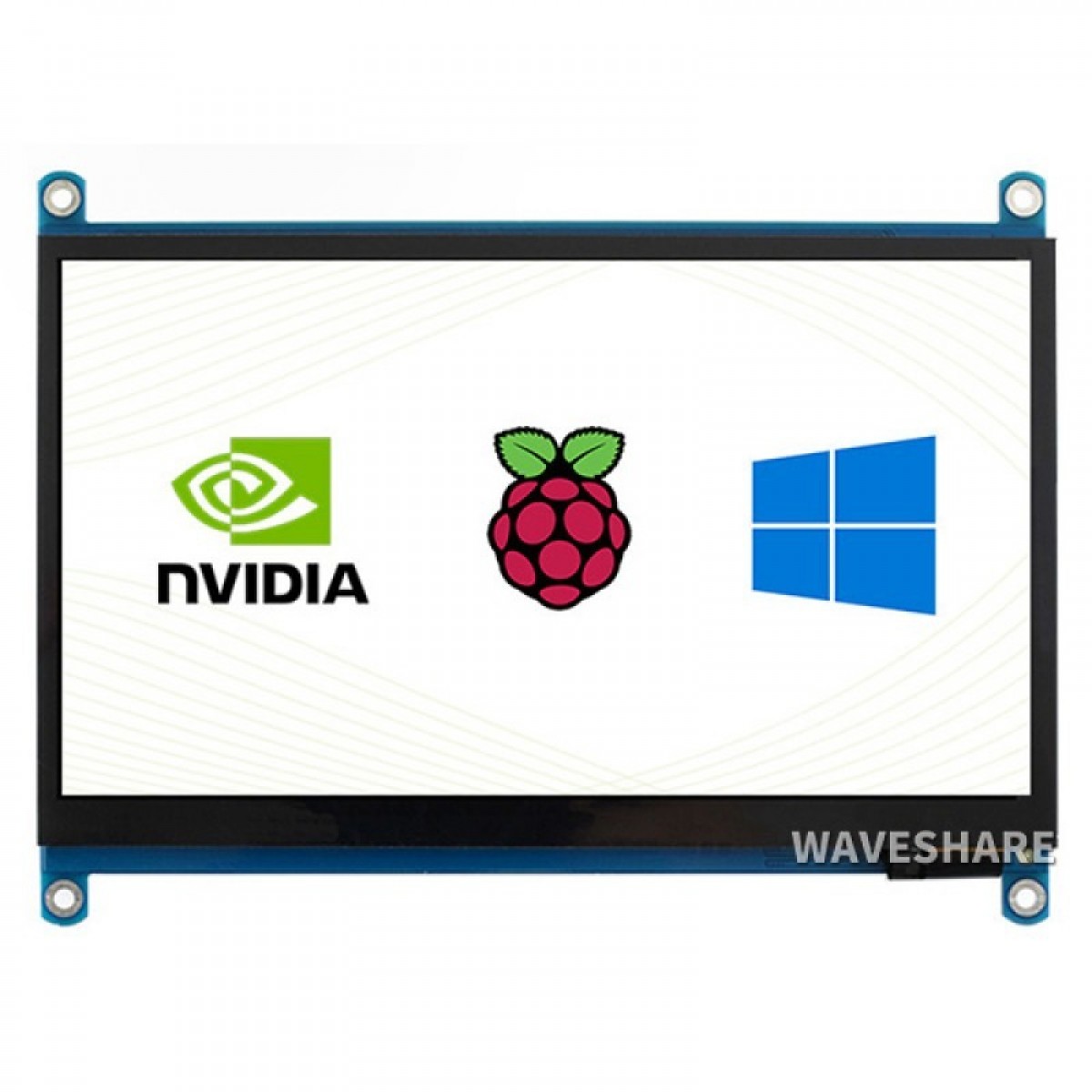 Waveshare 7 inch HDMI IPS-TFT-LCD (H) Display 1024*600 with Touchscreen - WS-14628