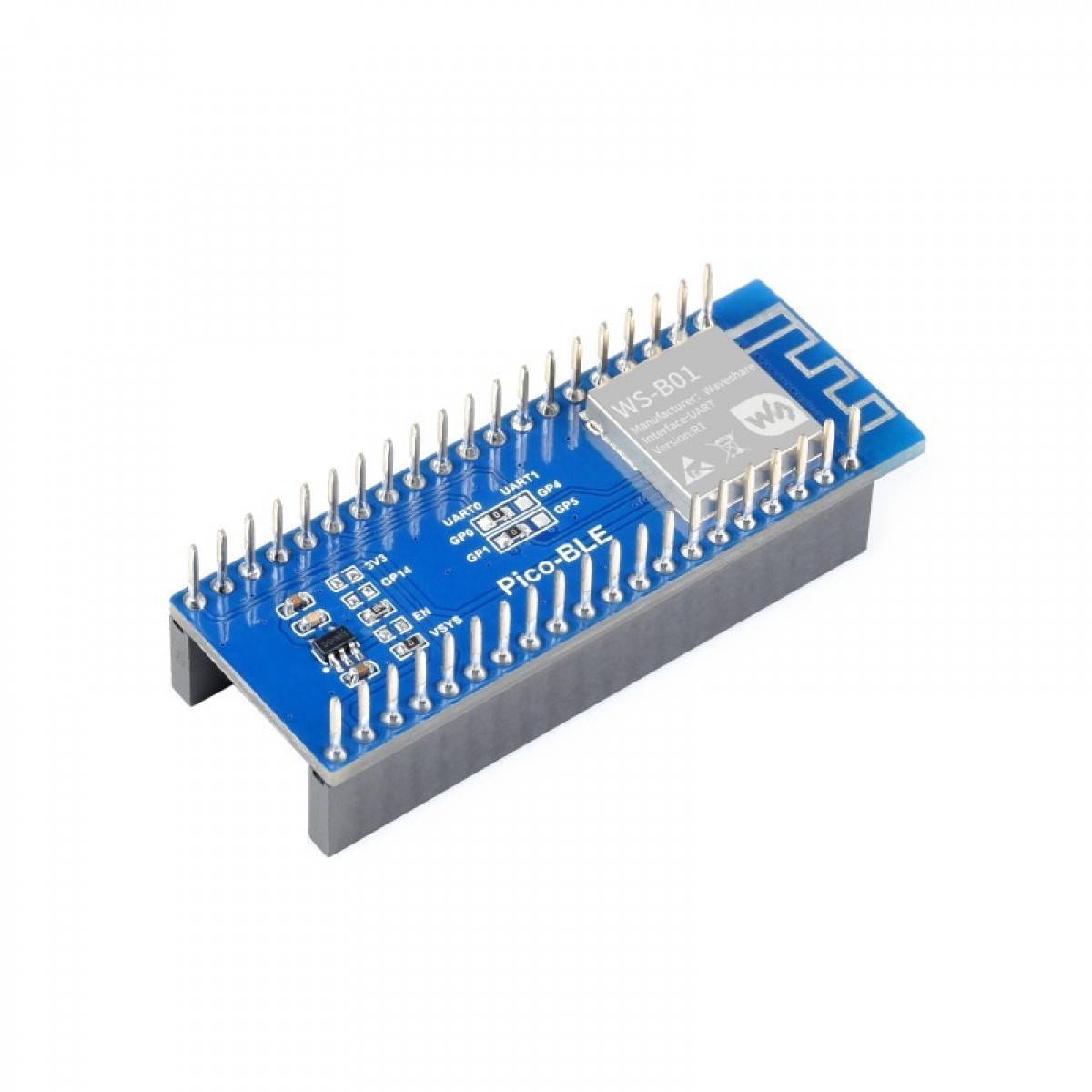 Waveshare Bluetooth 5.1 Module - for Raspberry Pi Pico - WS-21474