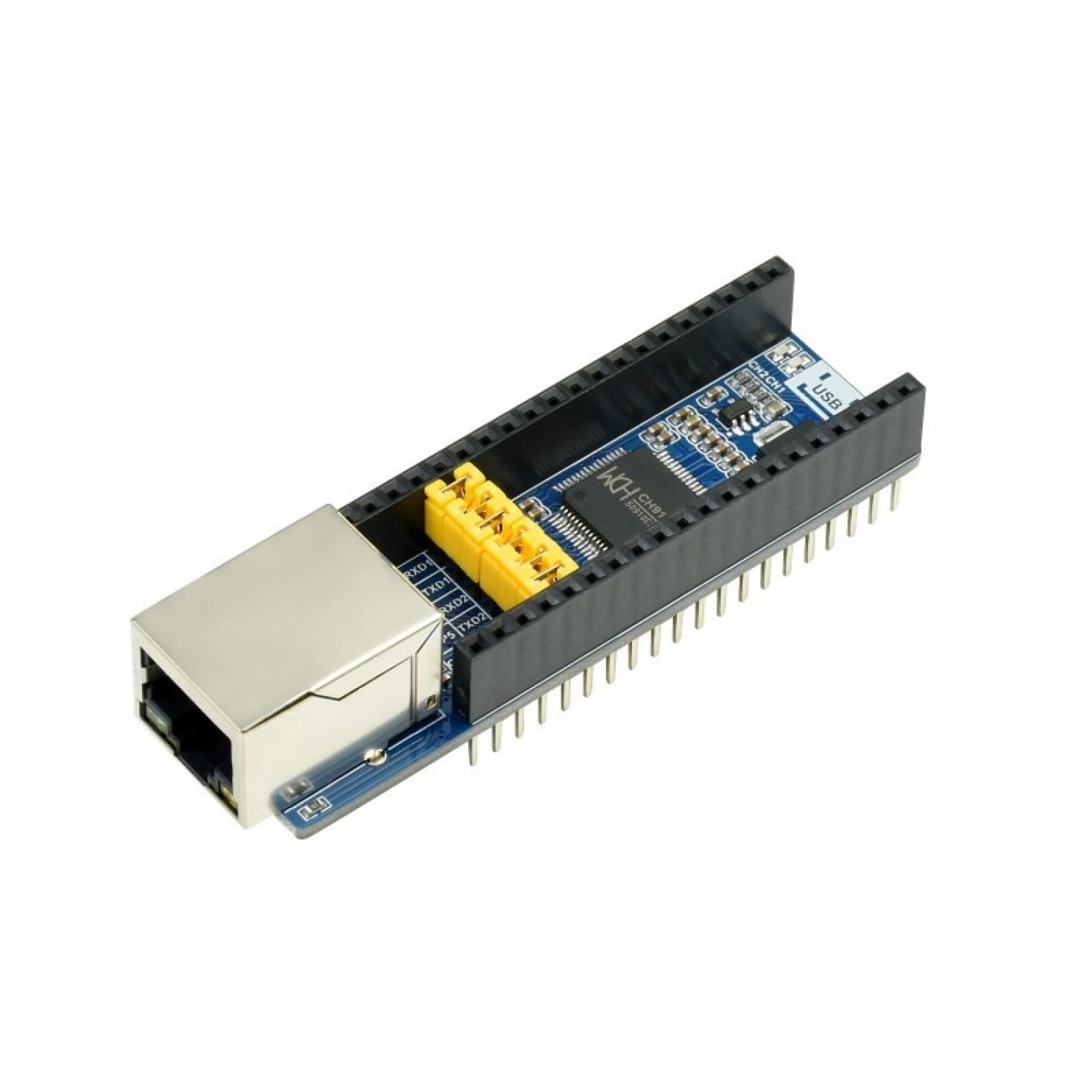 Waveshare Ethernet naar UART Converter Module - voor Raspberry Pi Pico - WS-20410