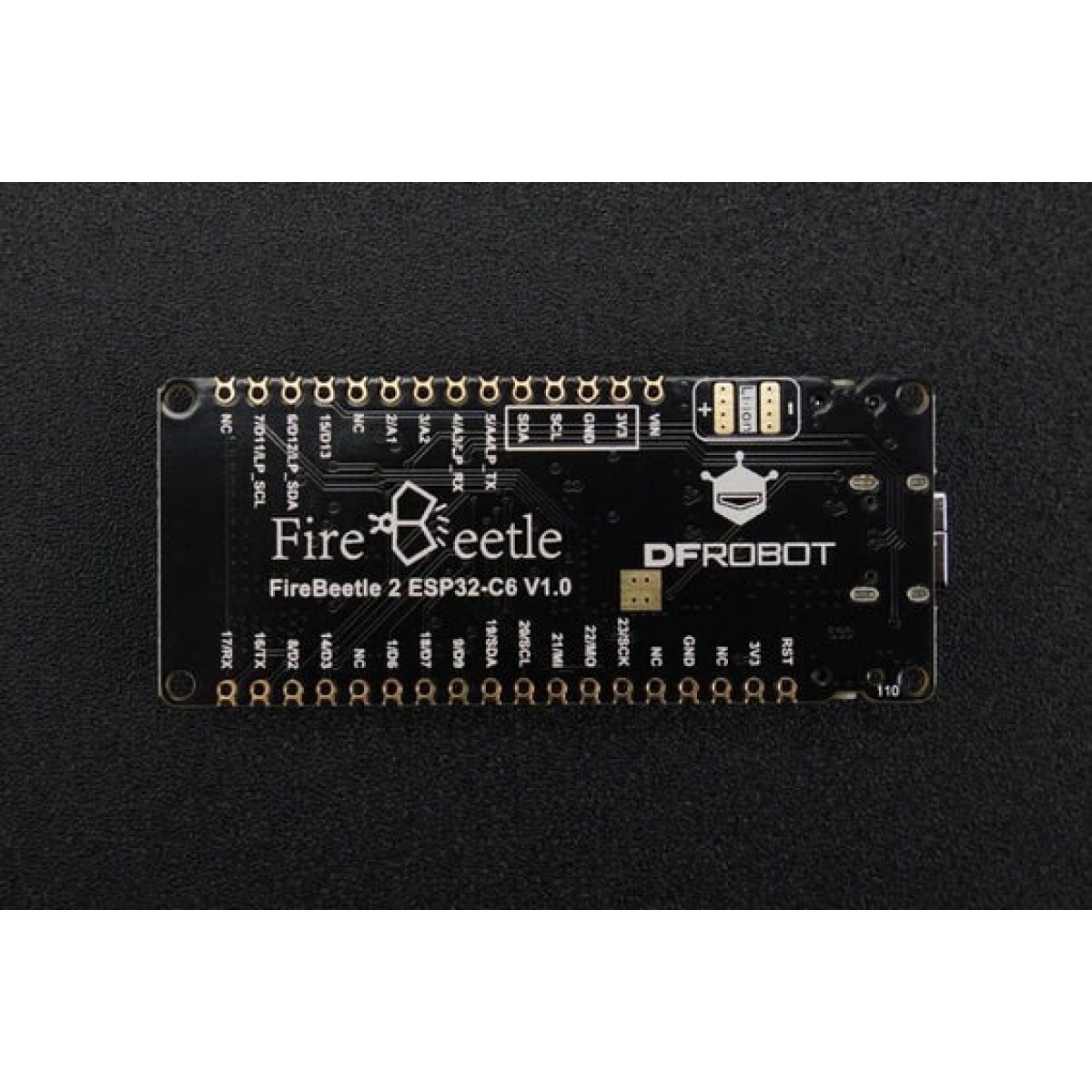 DFRobot FireBeetle 2 ESP32-C6 Development Board - Losse Headers - DFROBOT-DFR1075