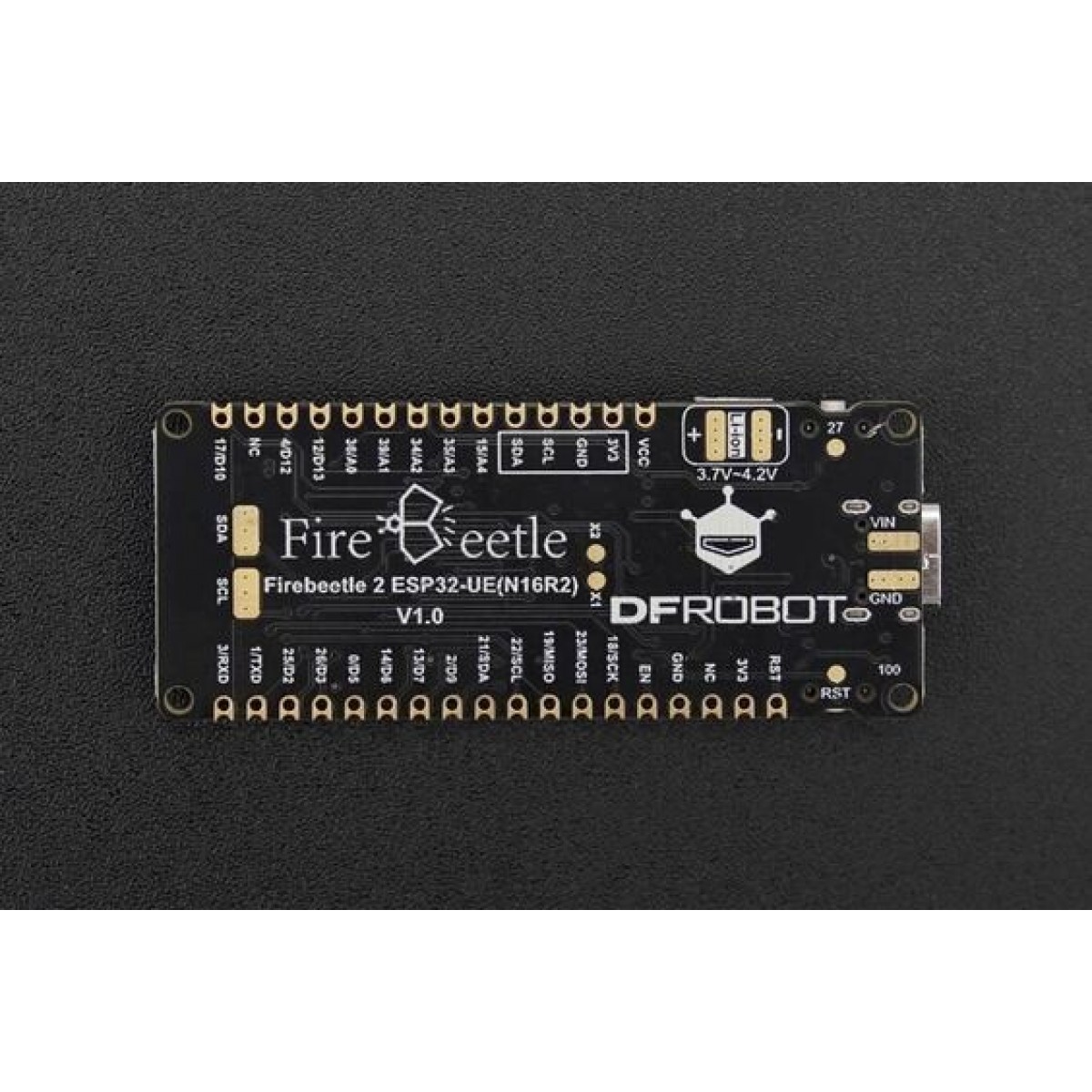 DFRobot Firebeetle 2 ESP32-UE IoT Development Board - 16MB Flash - 2MB PSRAM - Losse Headers ...