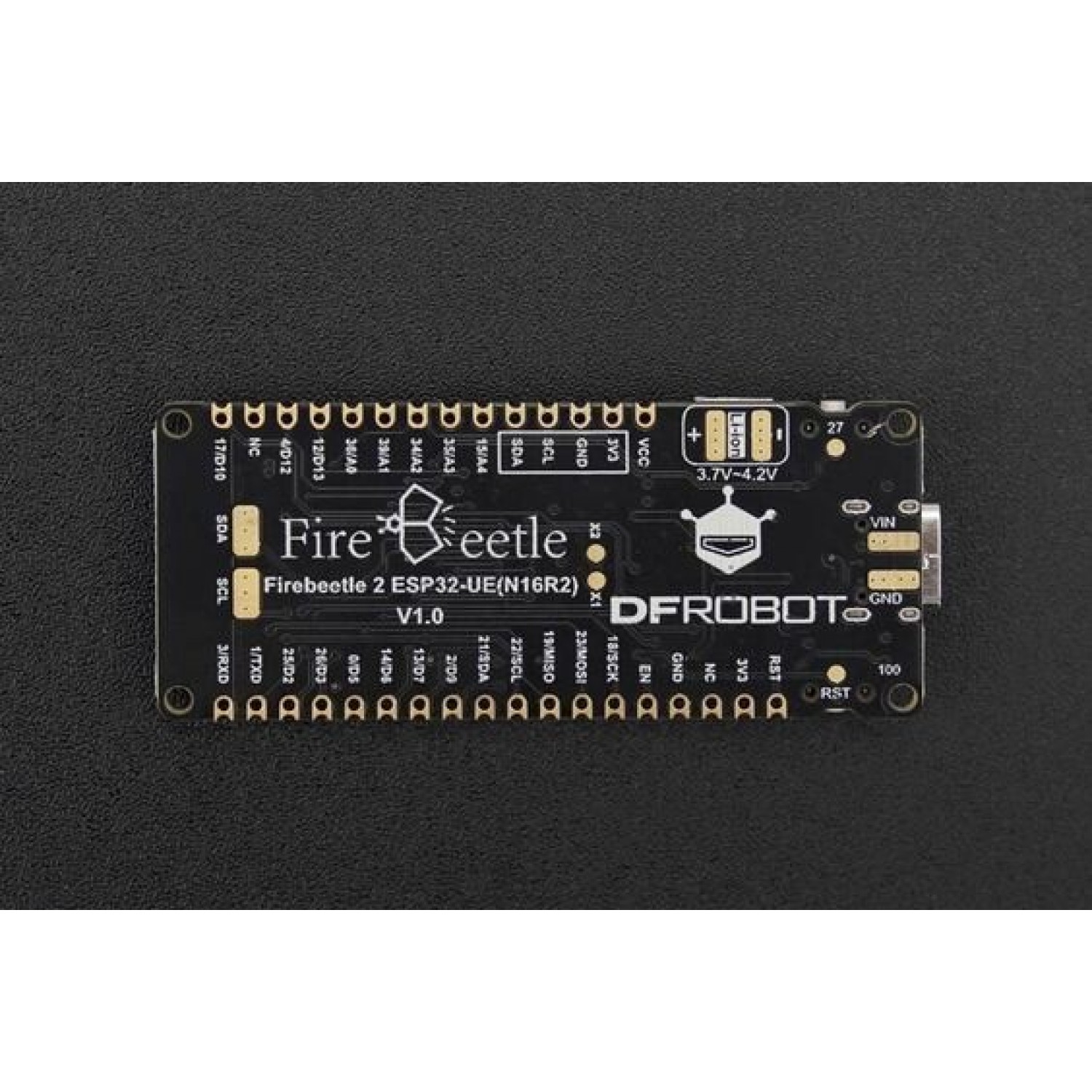 DFRobot Firebeetle 2 ESP32-UE IoT Development Board - 16MB Flash - 2MB PSRAM - Losse Headers ...